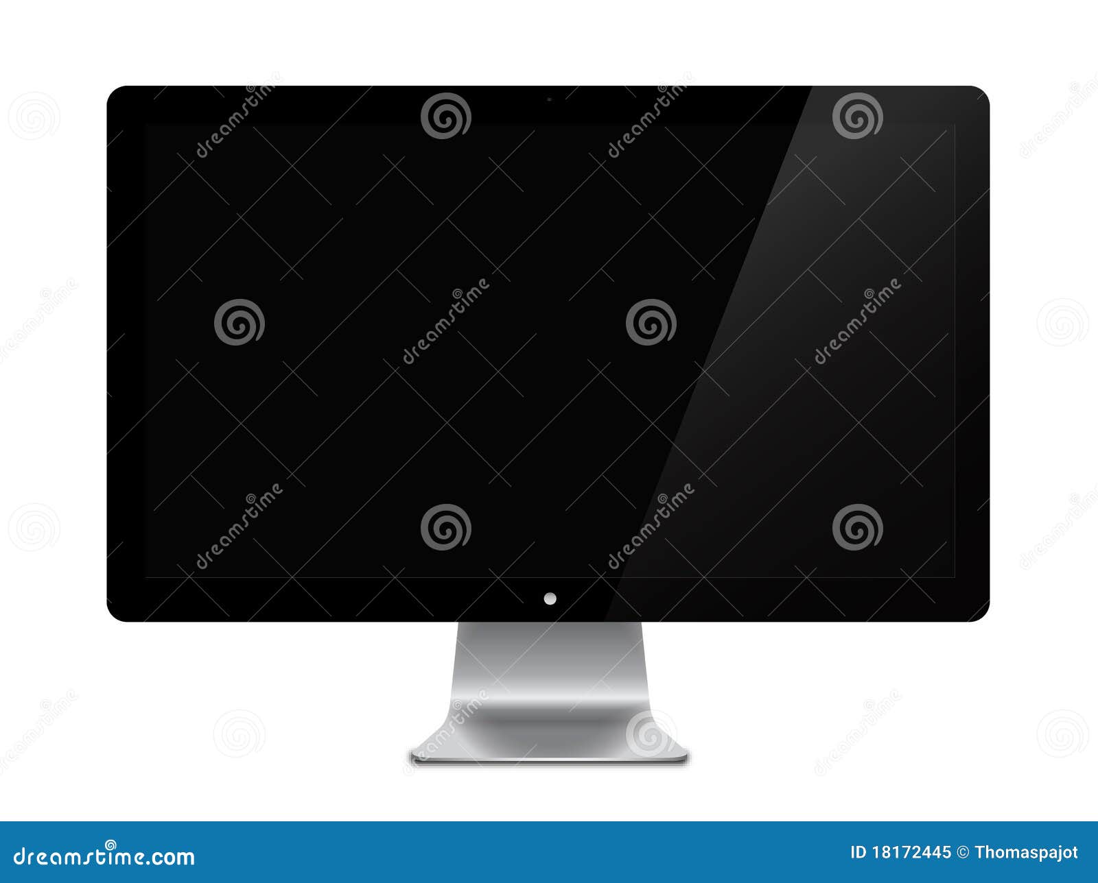 Black screen stock illustration. Illustration of remote - 18172445