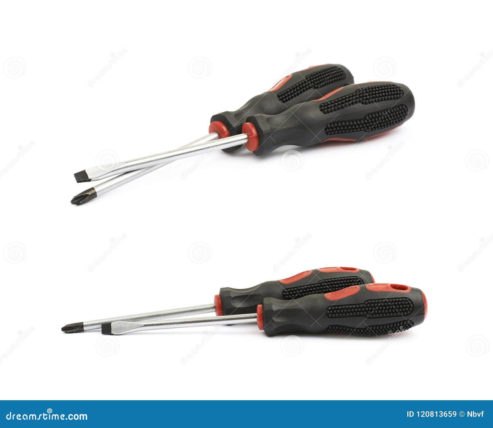 Black screwdriver isolated stock image. Image of black - 120813659