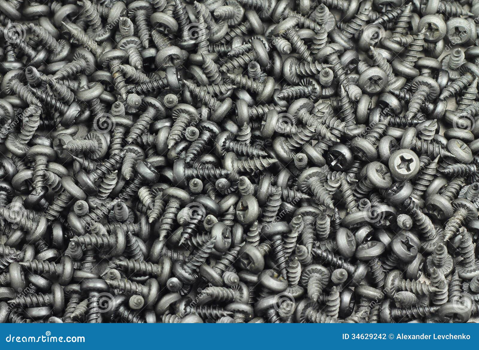 Black Screws Abstract Background Stock Photo - Image of manufacturing ...