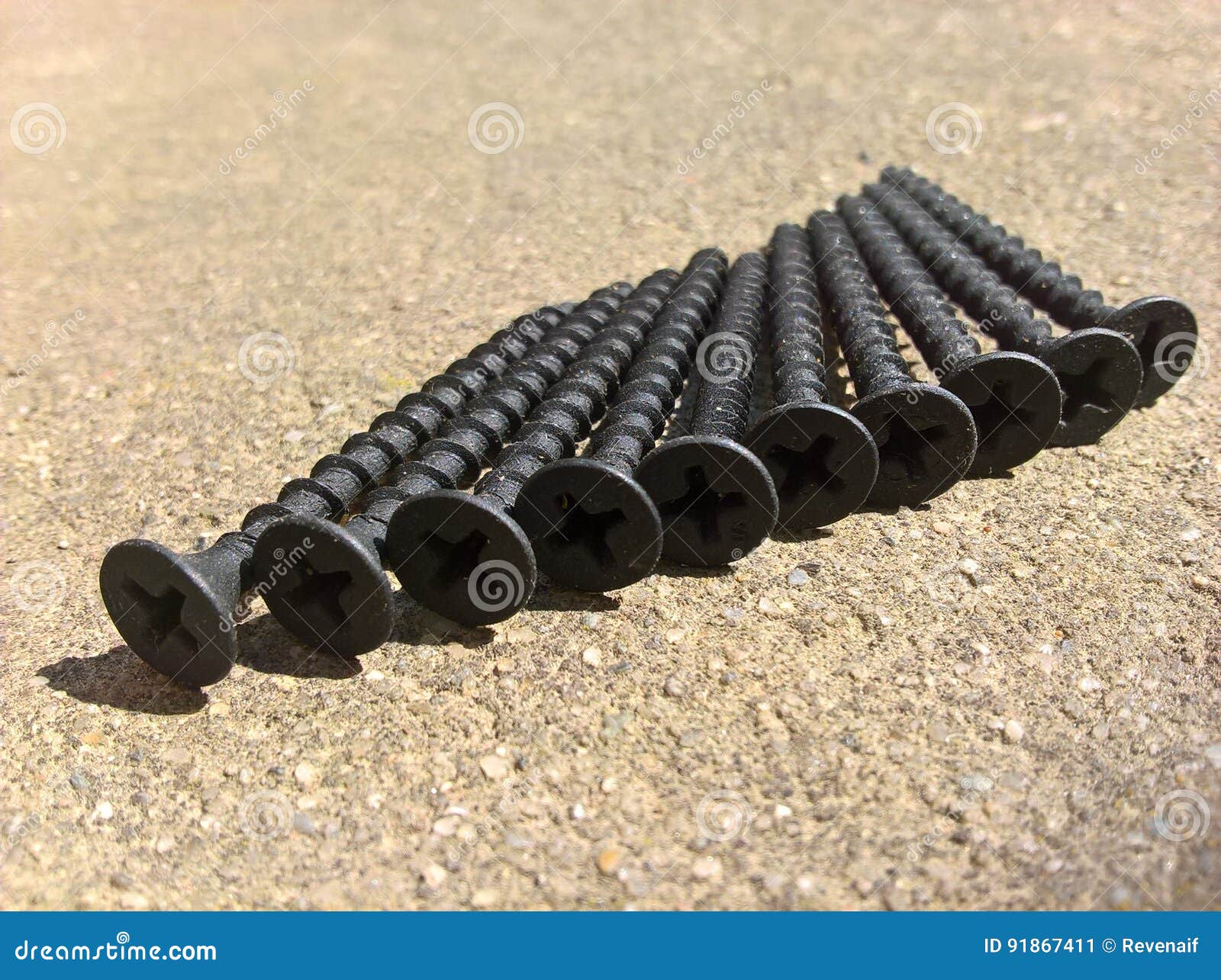 Black Screws stock image. Image of black, metal, arrangement - 91867411