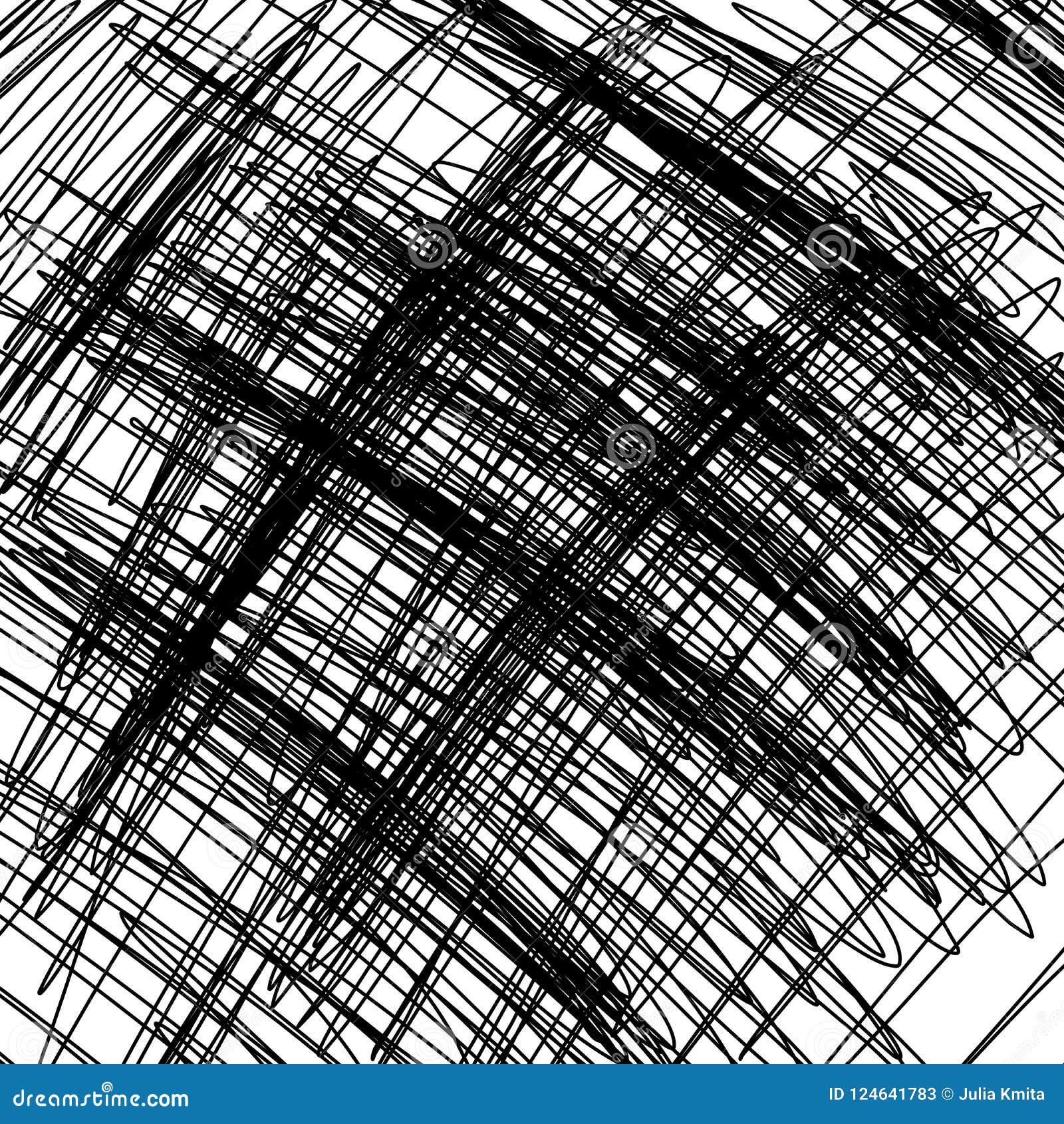 Black Scribble Abstract Lines Background Stock Illustration ...