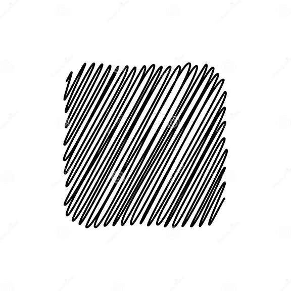 Black Scribble Square Background, Vector Illustration Stock Vector ...