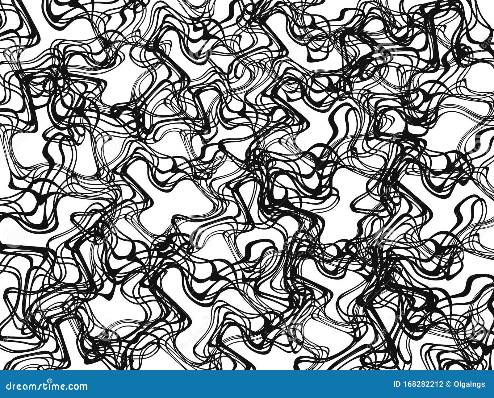 Black Scribbles, Abstract Chaotic Lines, Scrawls Stock Illustration ... Black Scribbles, Abstract Chaotic Lines, Scrawls Stock Illustration ...