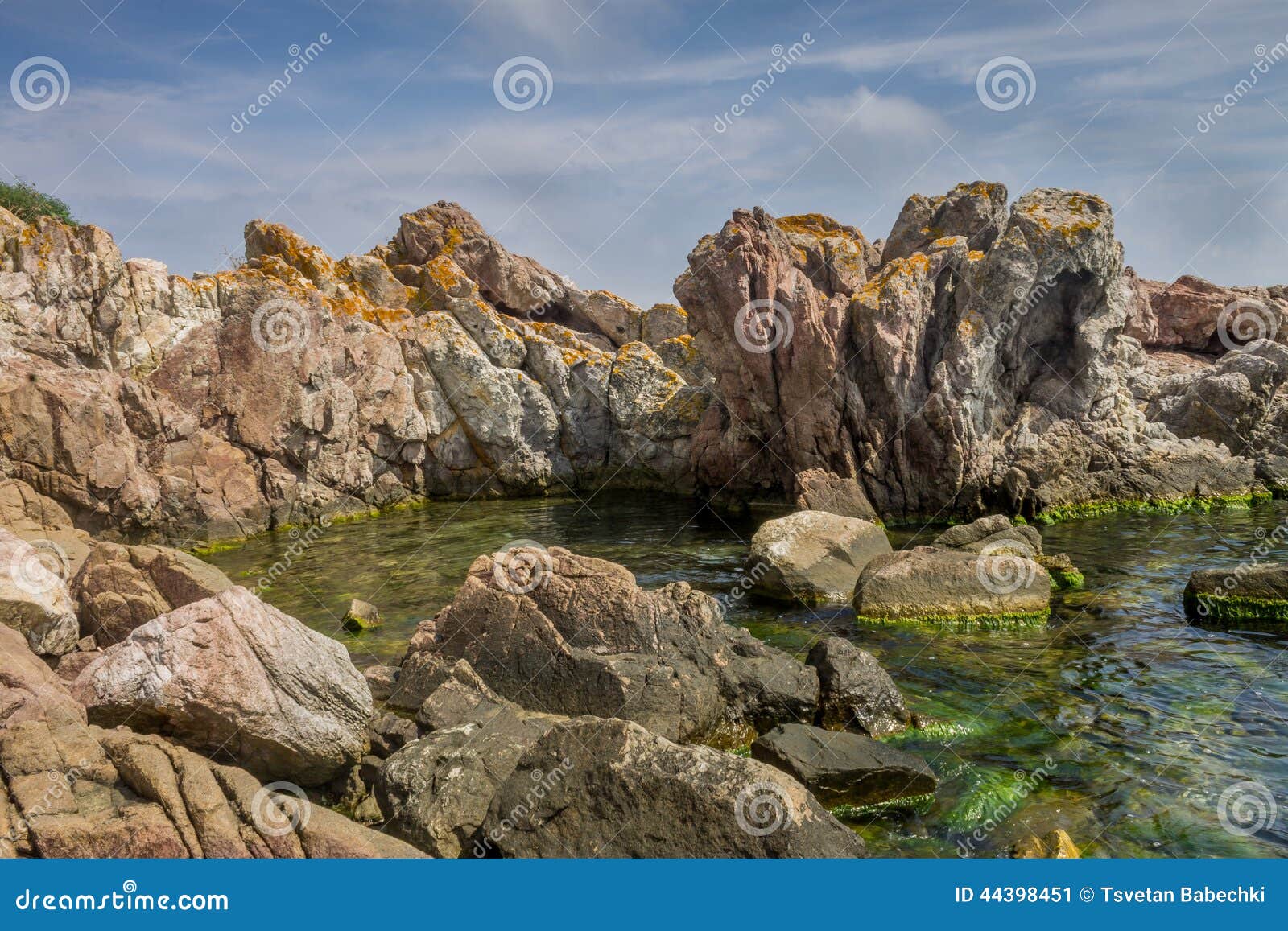 Black Sea Rocks stock image. Image of mirror, lake, black - 44398451
