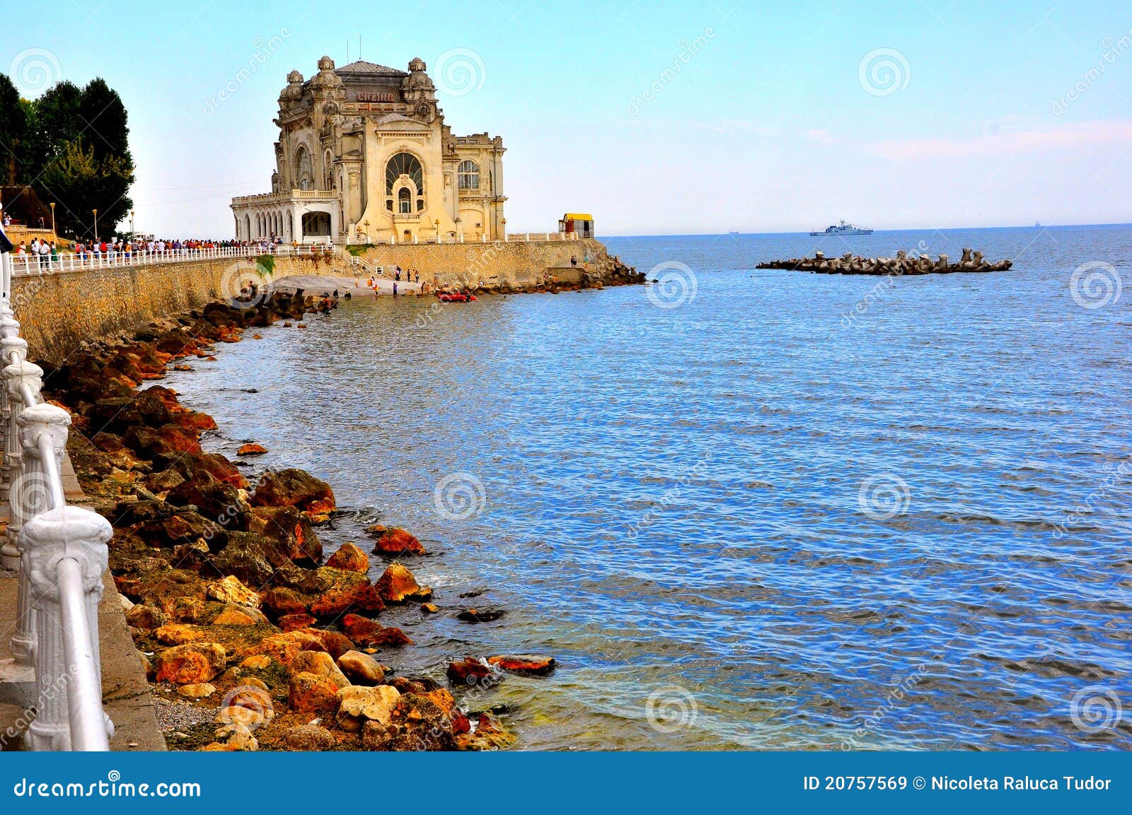The Black Sea, Romania editorial stock image. Image of foggy - 20757569