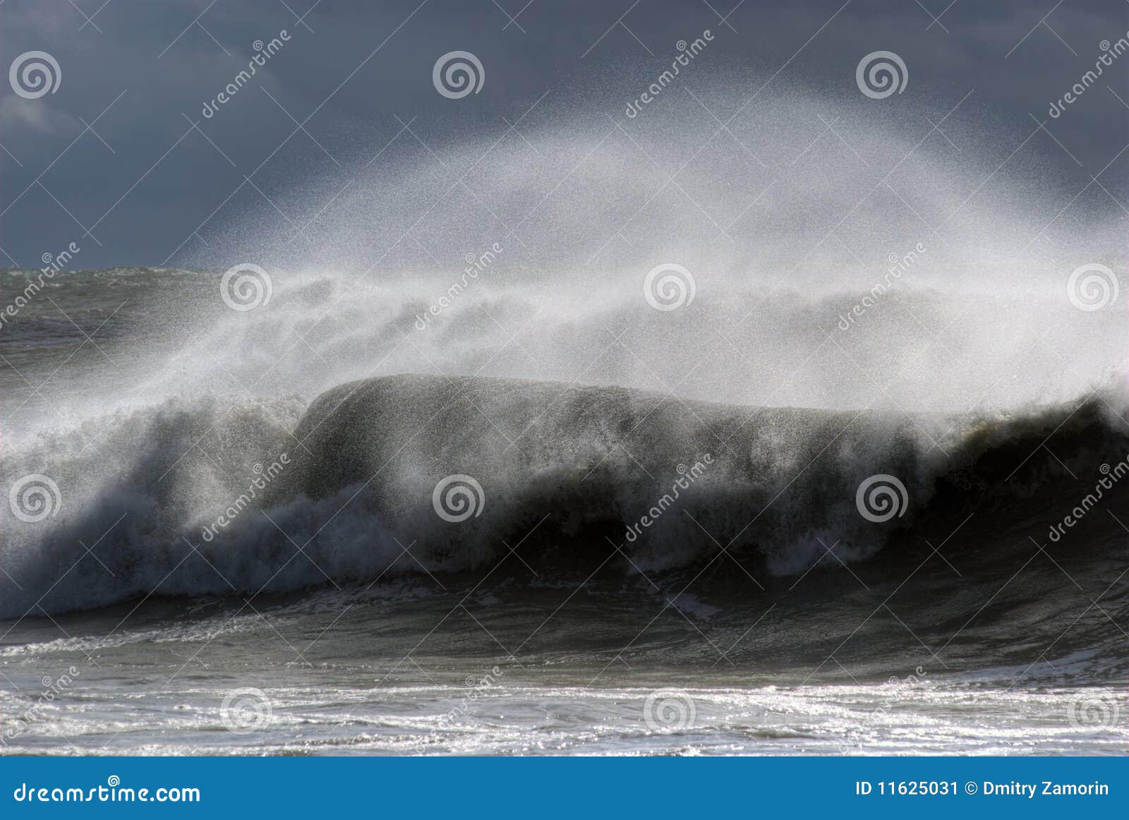 Black Sea Storm. Windy Weather. Wave with Splashes Stock Image - Image ...