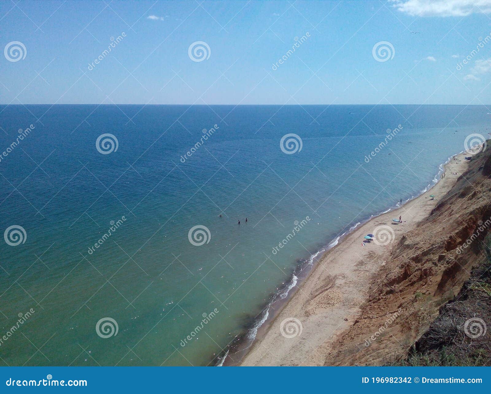 Black Sea in Ukraine stock photo. Image of odessa, black - 196982342