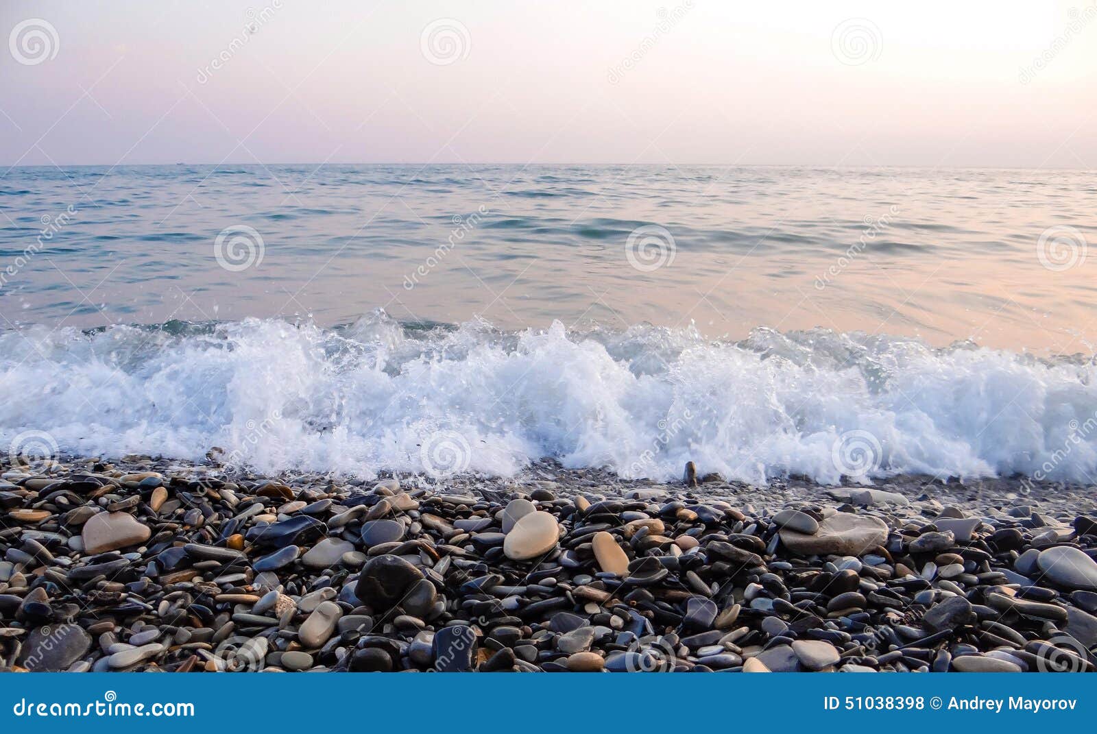 Black Sea editorial stock photo. Image of wave, stones - 51038398