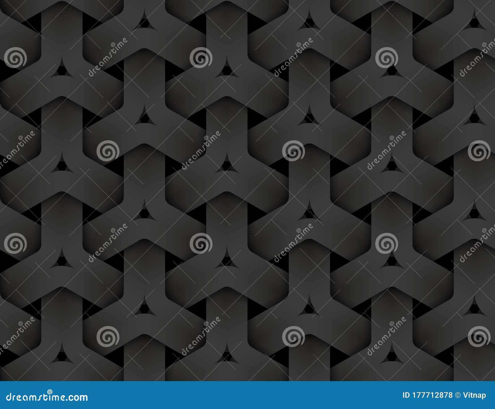 Dark Repeating Pattern In Vintage Style Cartoon Vector | CartoonDealer ...