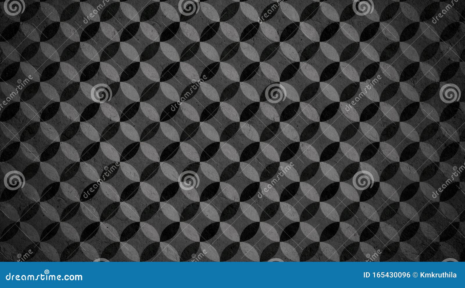 Black Seamless Geometric Circle Background Pattern Image Stock Photo - Image of style, seamless ...