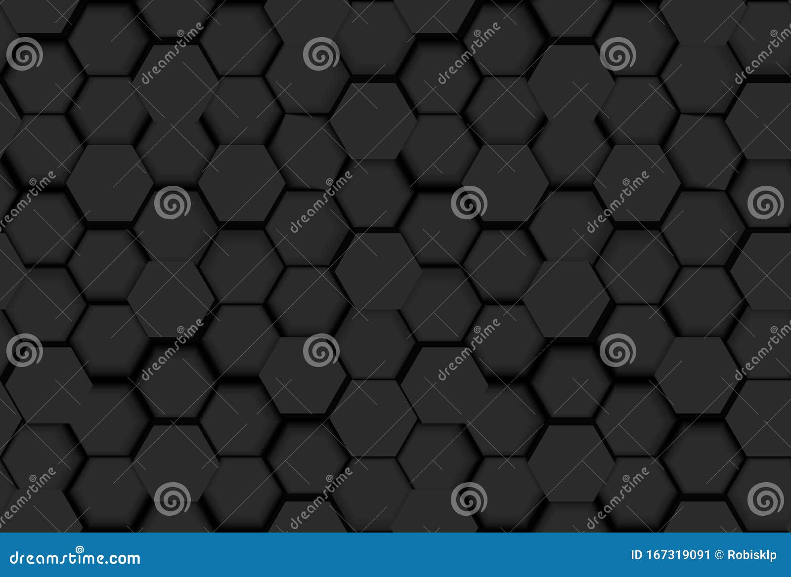 A Seamless Hexagonal And Triangles Inverse Pattern Vector Illustration ...