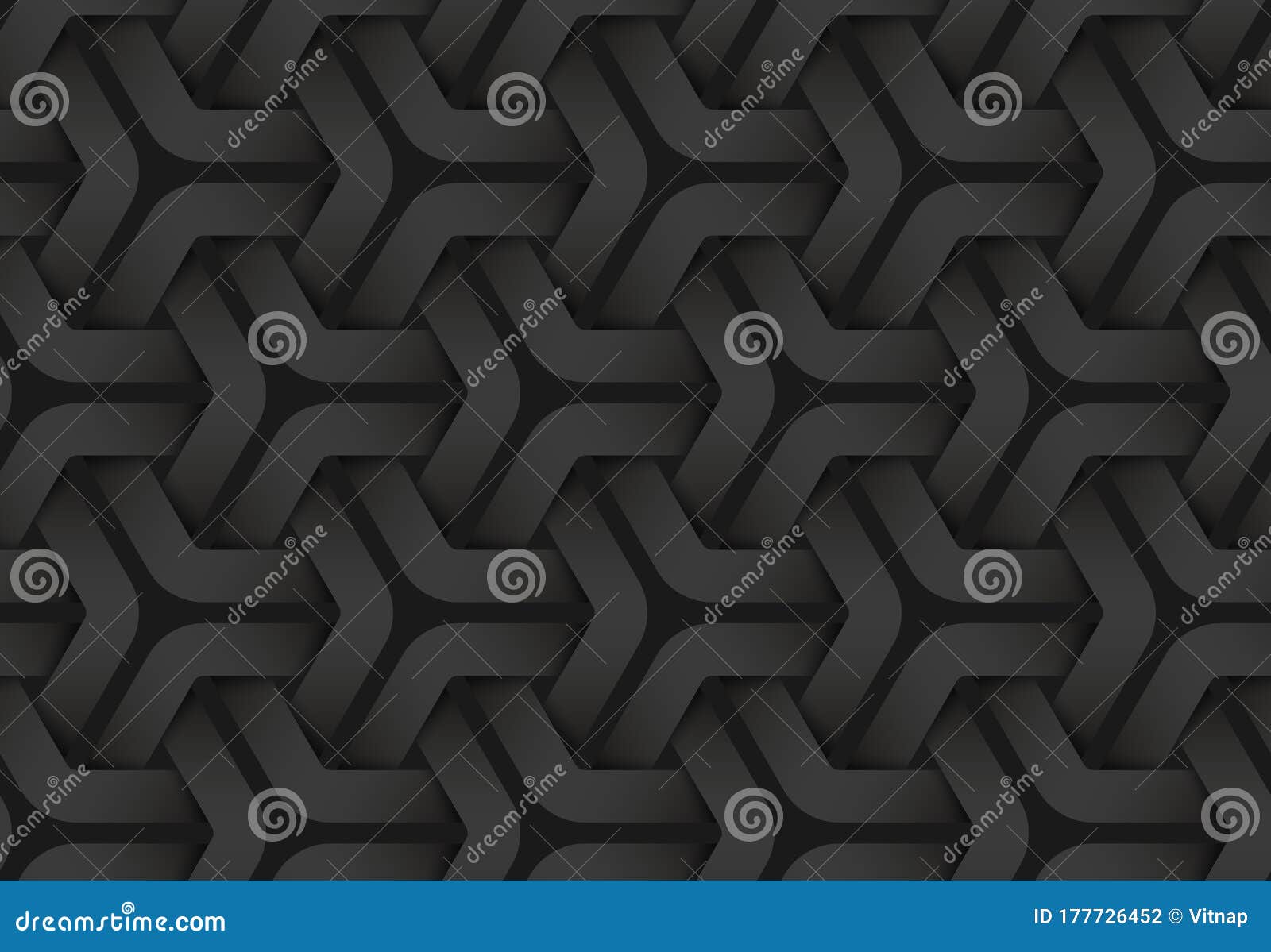 Dark Repeating Pattern In Vintage Style Cartoon Vector | CartoonDealer ...
