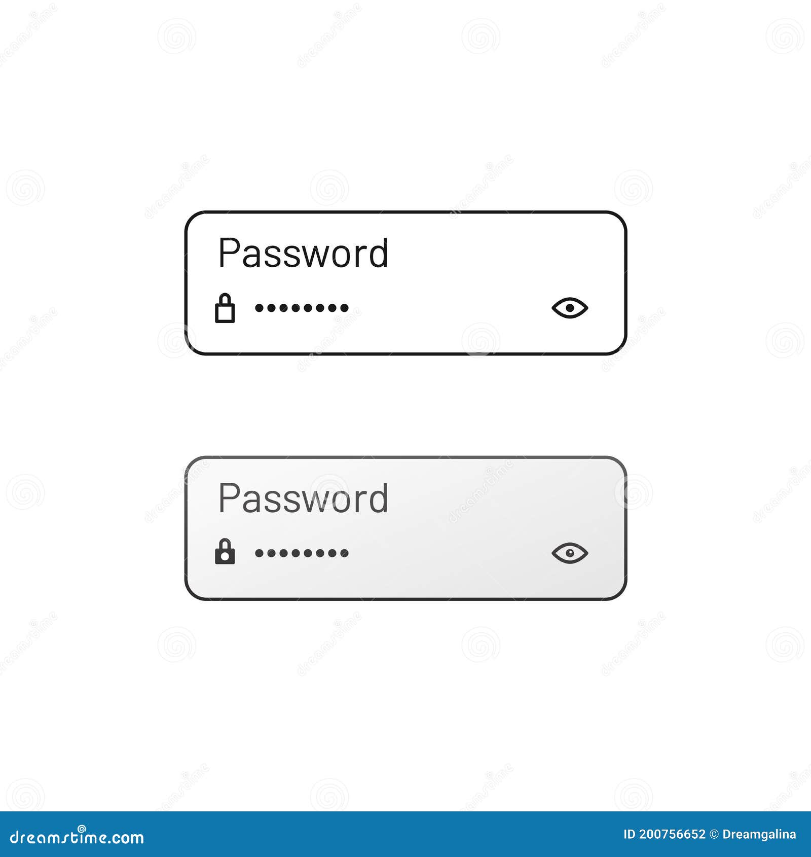 Black secret password sign stock vector. Illustration of open - 200756652