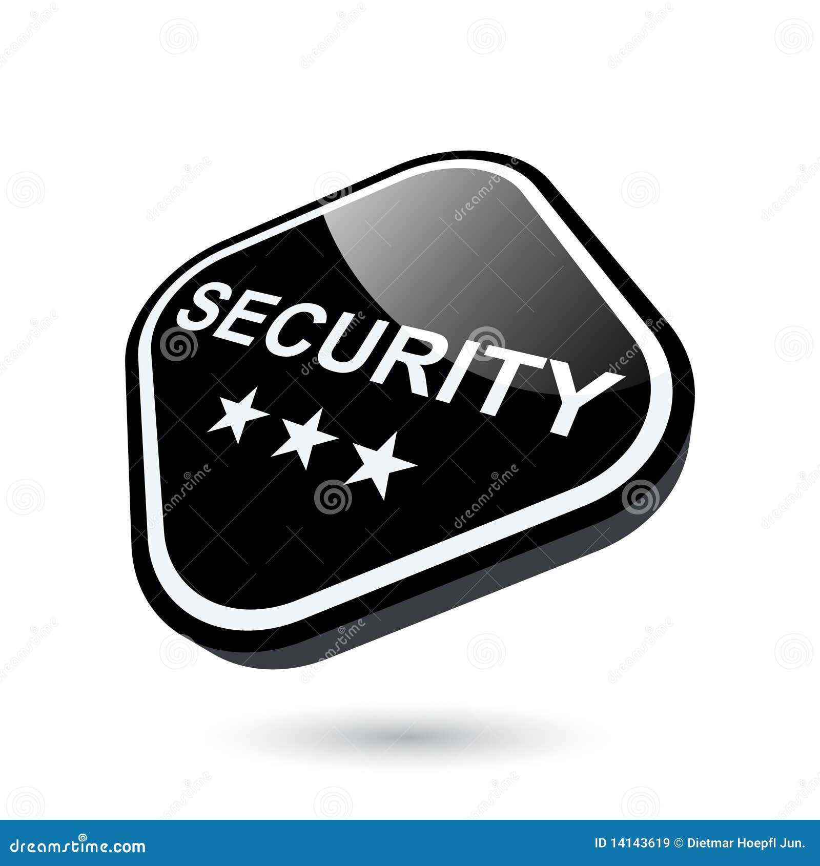 Black security button stock vector. Illustration of details - 14143619