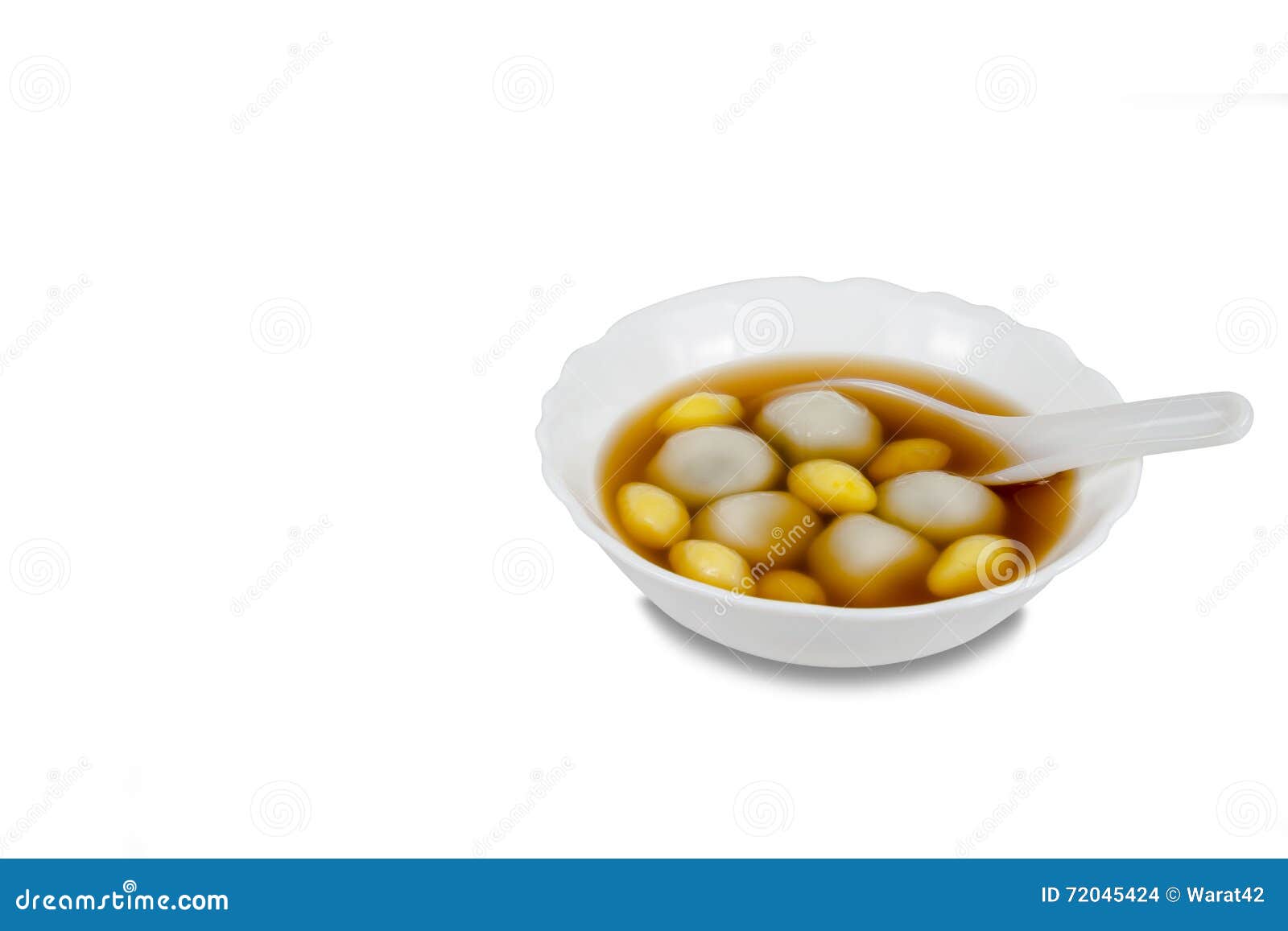 Black Sesame Dumpling in Ginger Tea Recipes,clipping Path Stock Photo ...