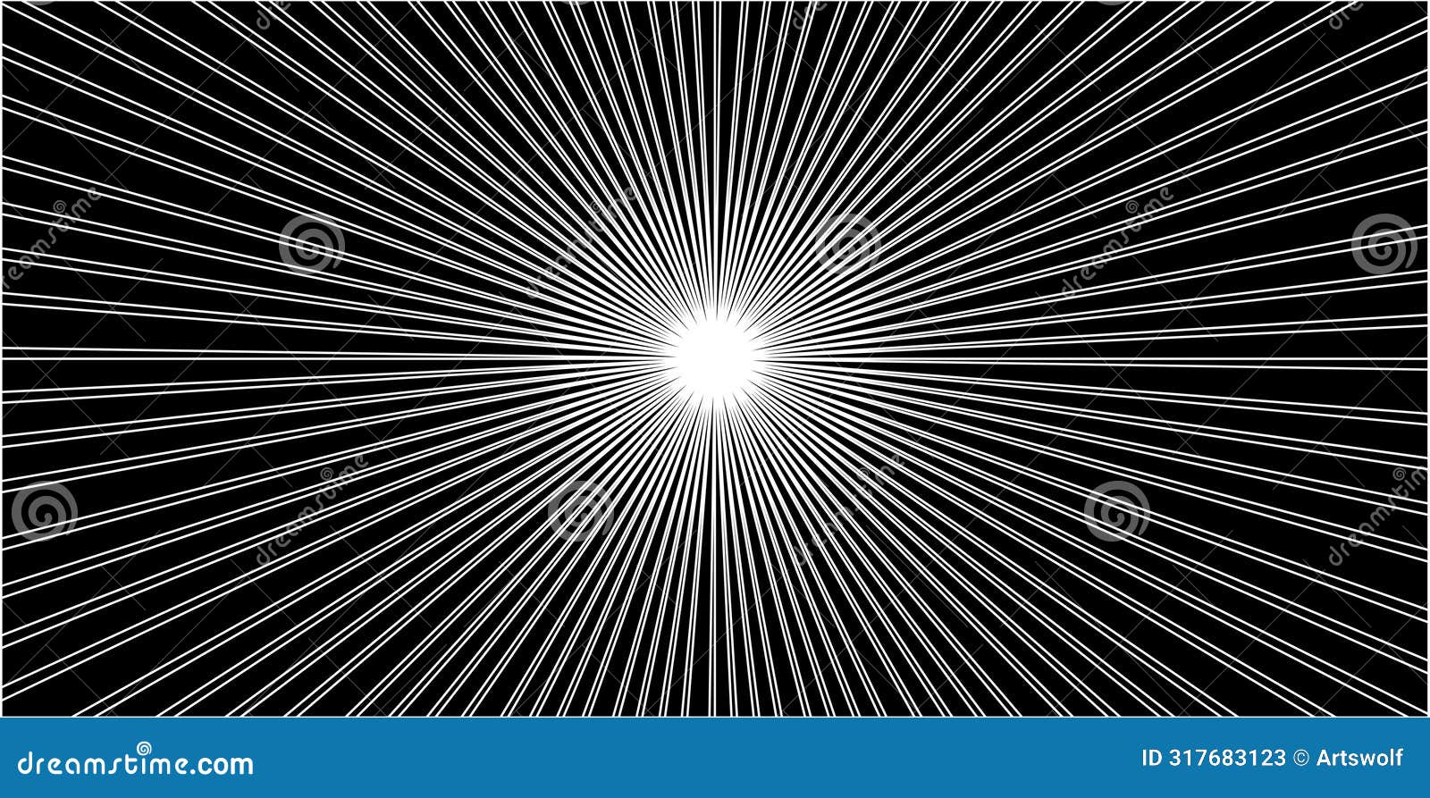 Black Sharp Line Sun Rays Spark Abstract Background Stock Illustration ...