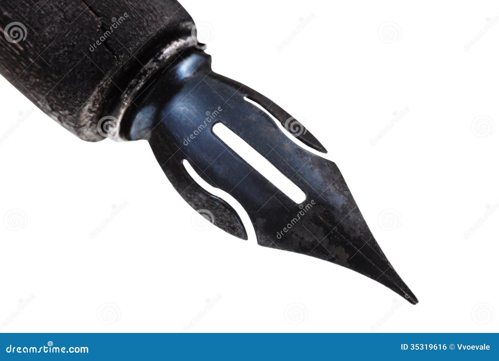 Black Sharp Tip of Drawing Pen Close Up Stock Photo - Image of close ...