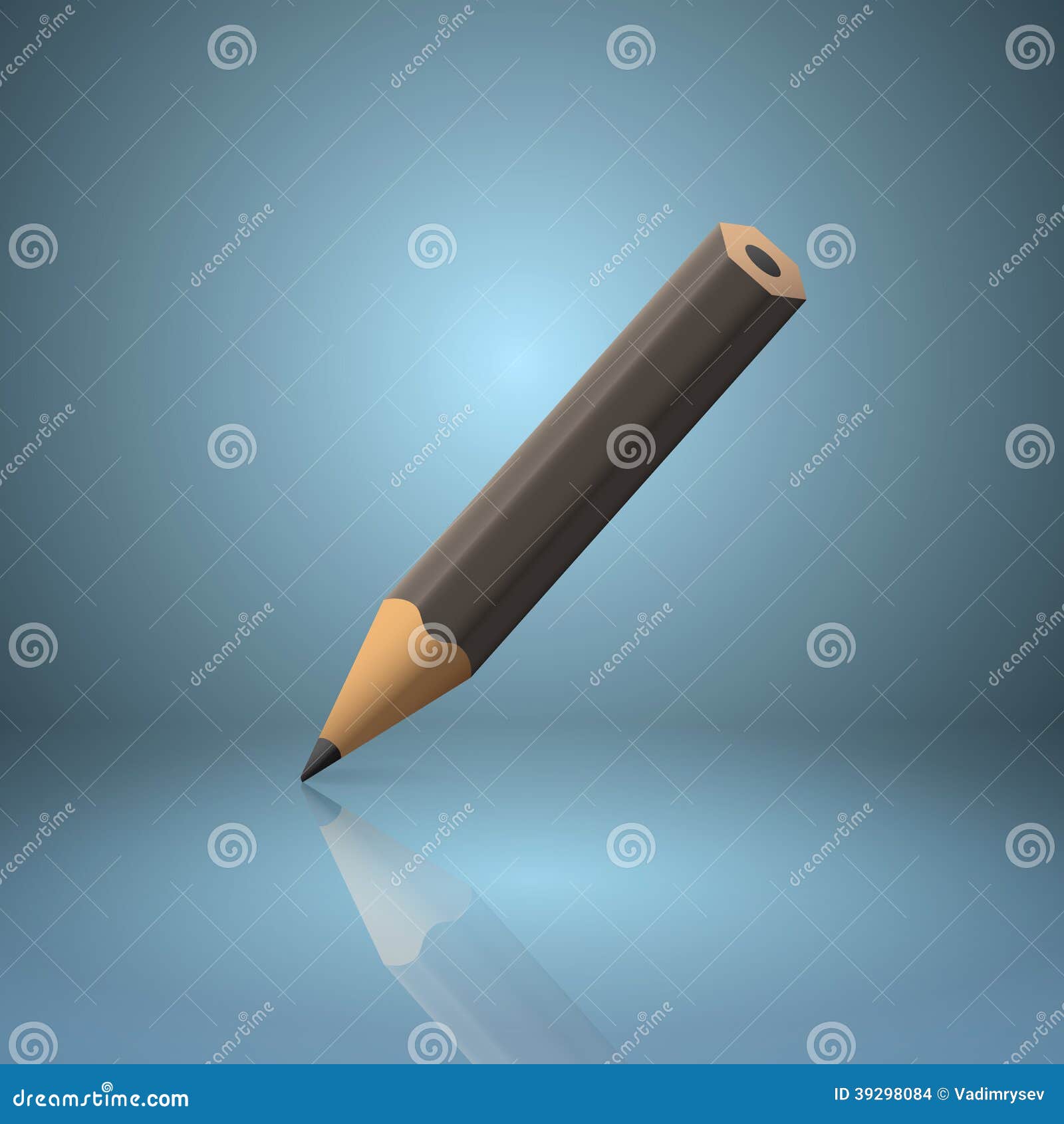 Black Sharpened Pencil Icon Stock Vector - Illustration of icon, wood ...