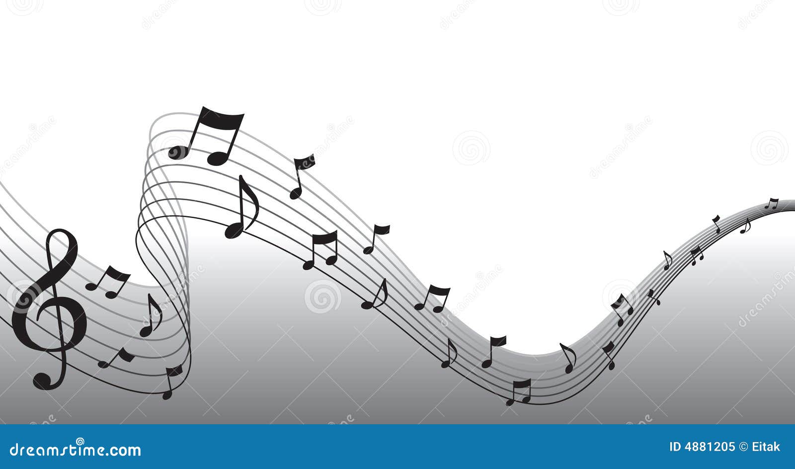 Music Notes Border Line