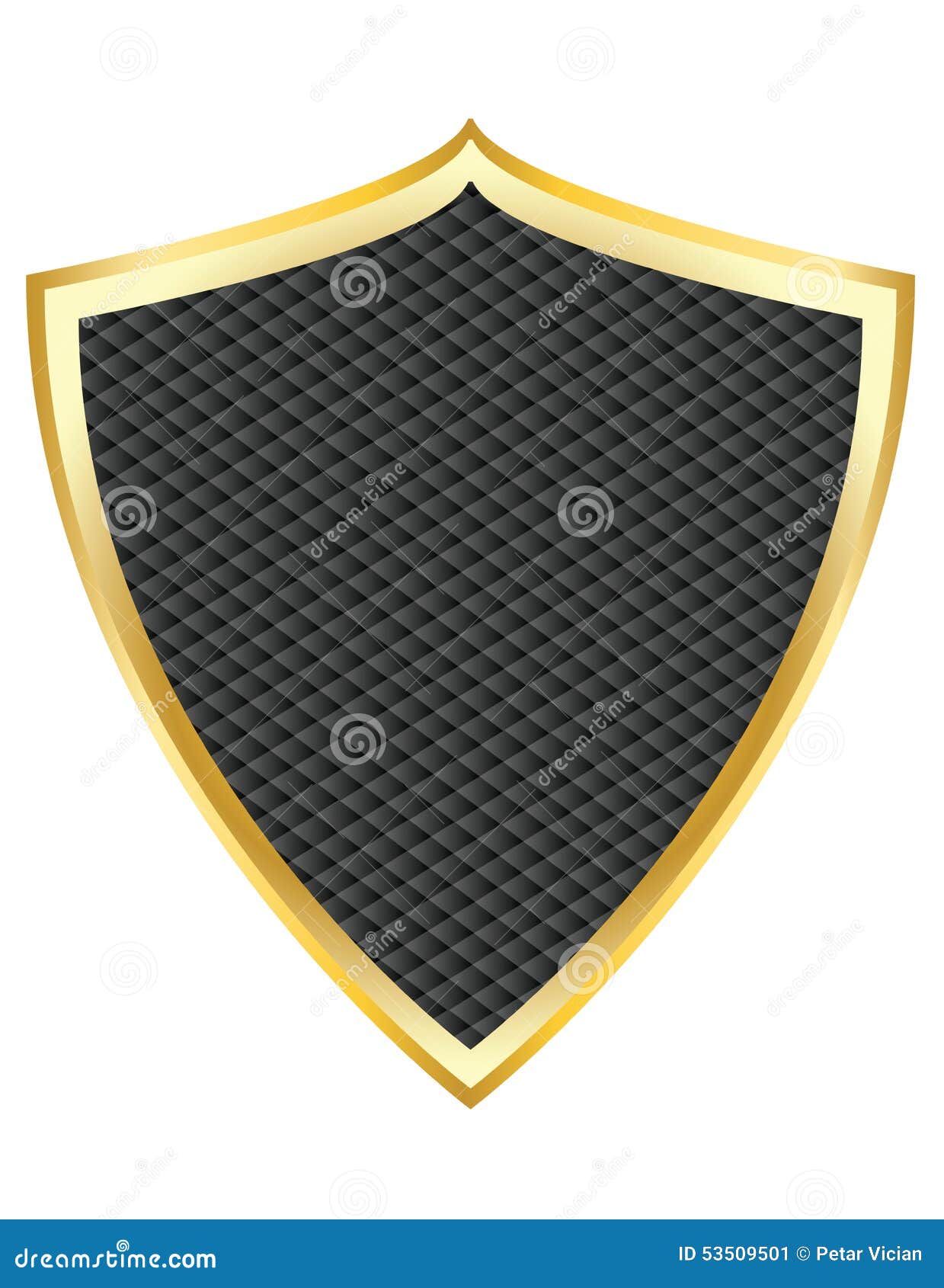 Black Shield Gold Border Stock Illustrations – 647 Black Shield Gold ...