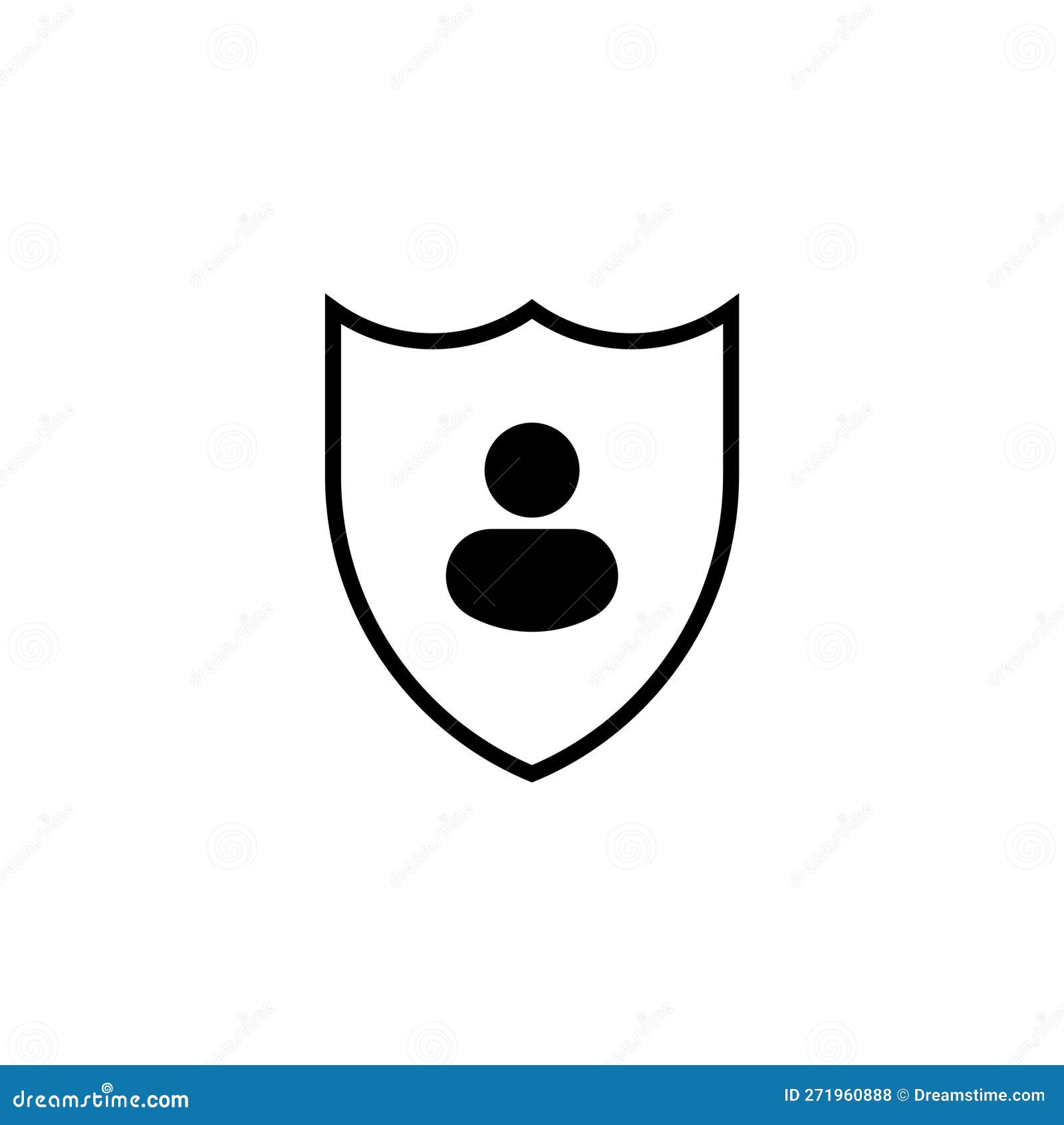Guardianship Icon On A White Background. Vector Illustration Royalty ...