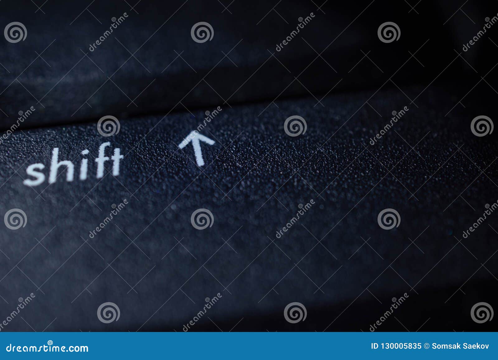 Black Shift Button on Keybord Stock Image - Image of keybord, computer ...