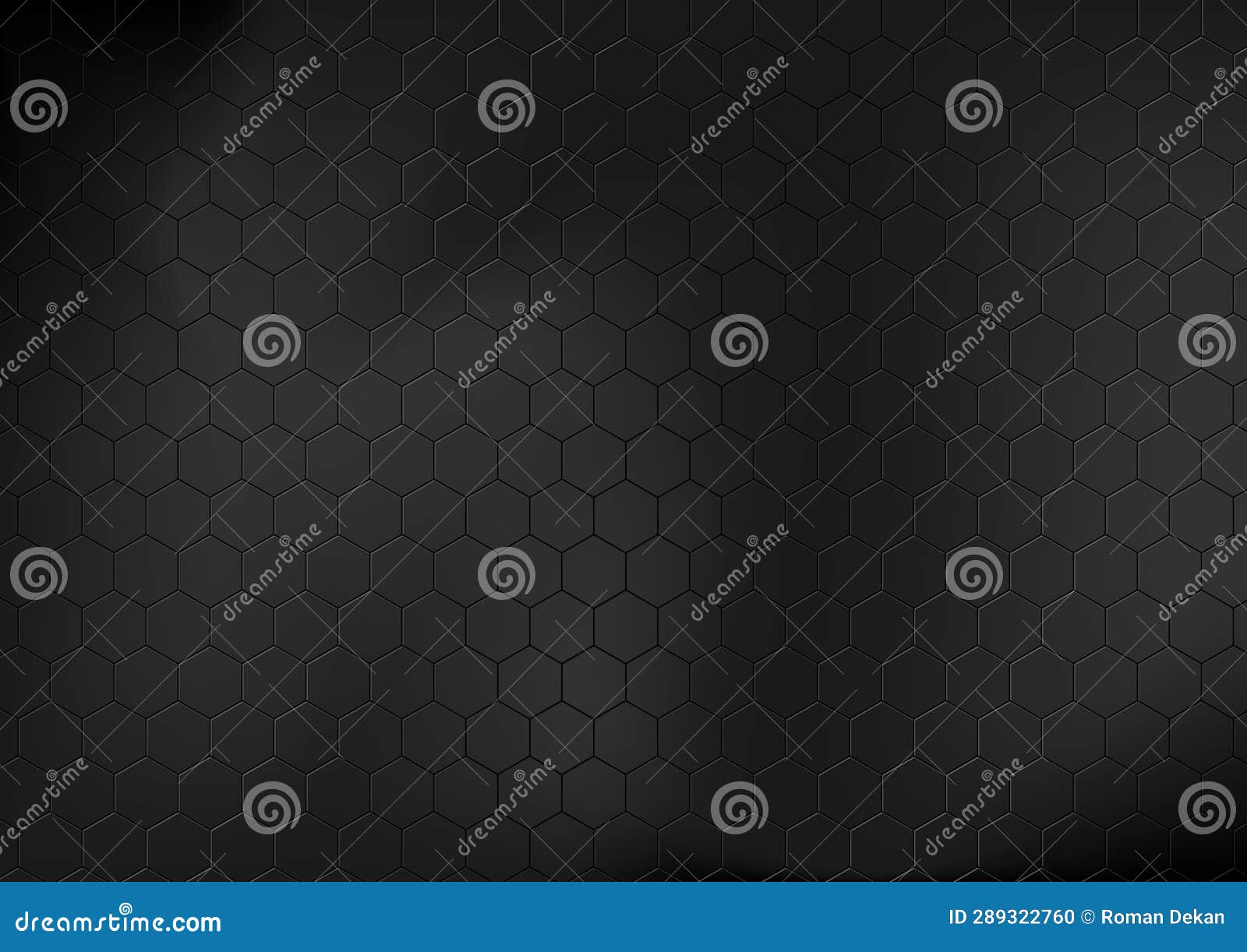 Black Shiny Background with Hexagonal Grid Stock Vector - Illustration ...