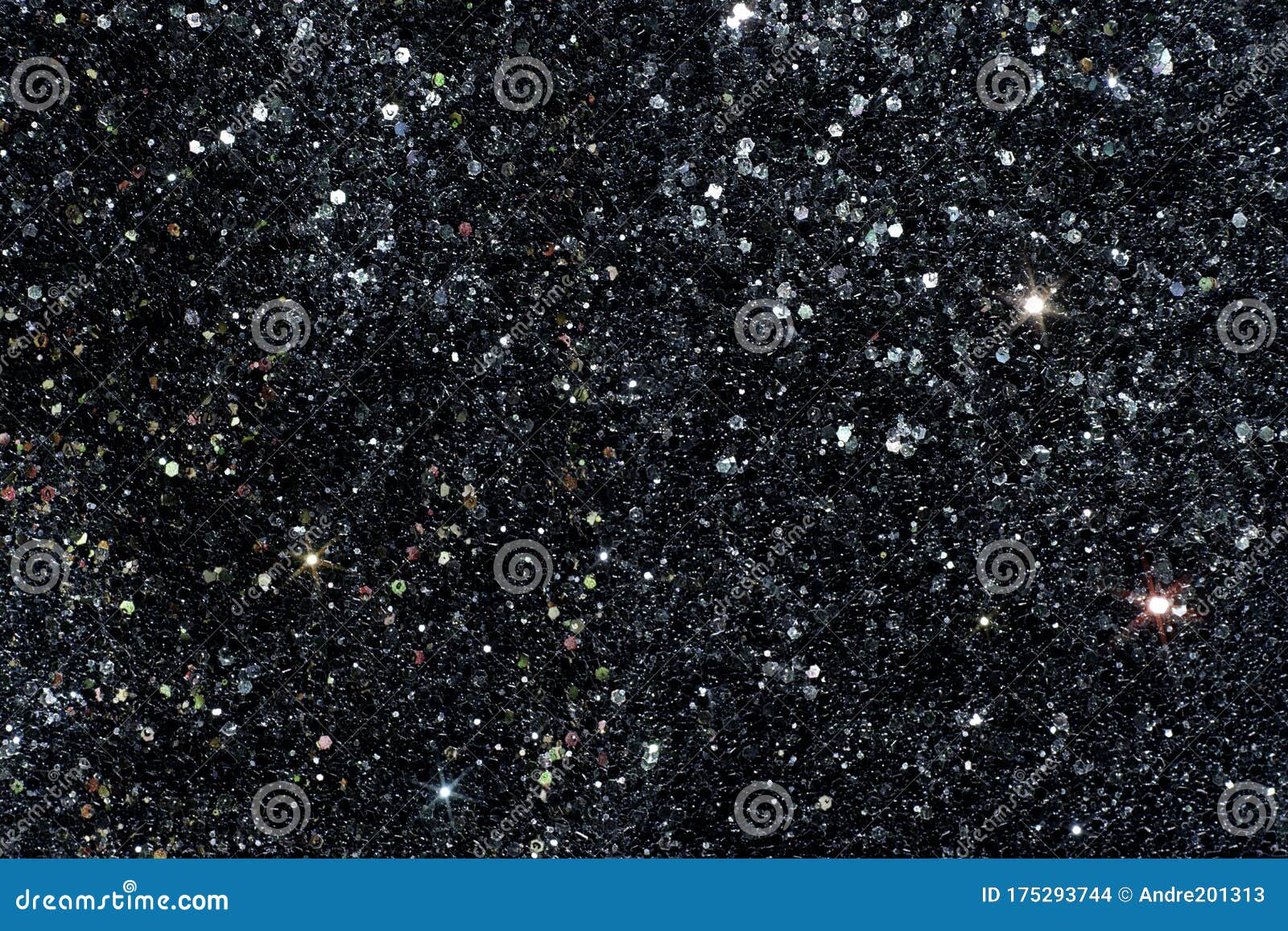 Black Shiny Flickering Background, Texture Festive Flickers in ...