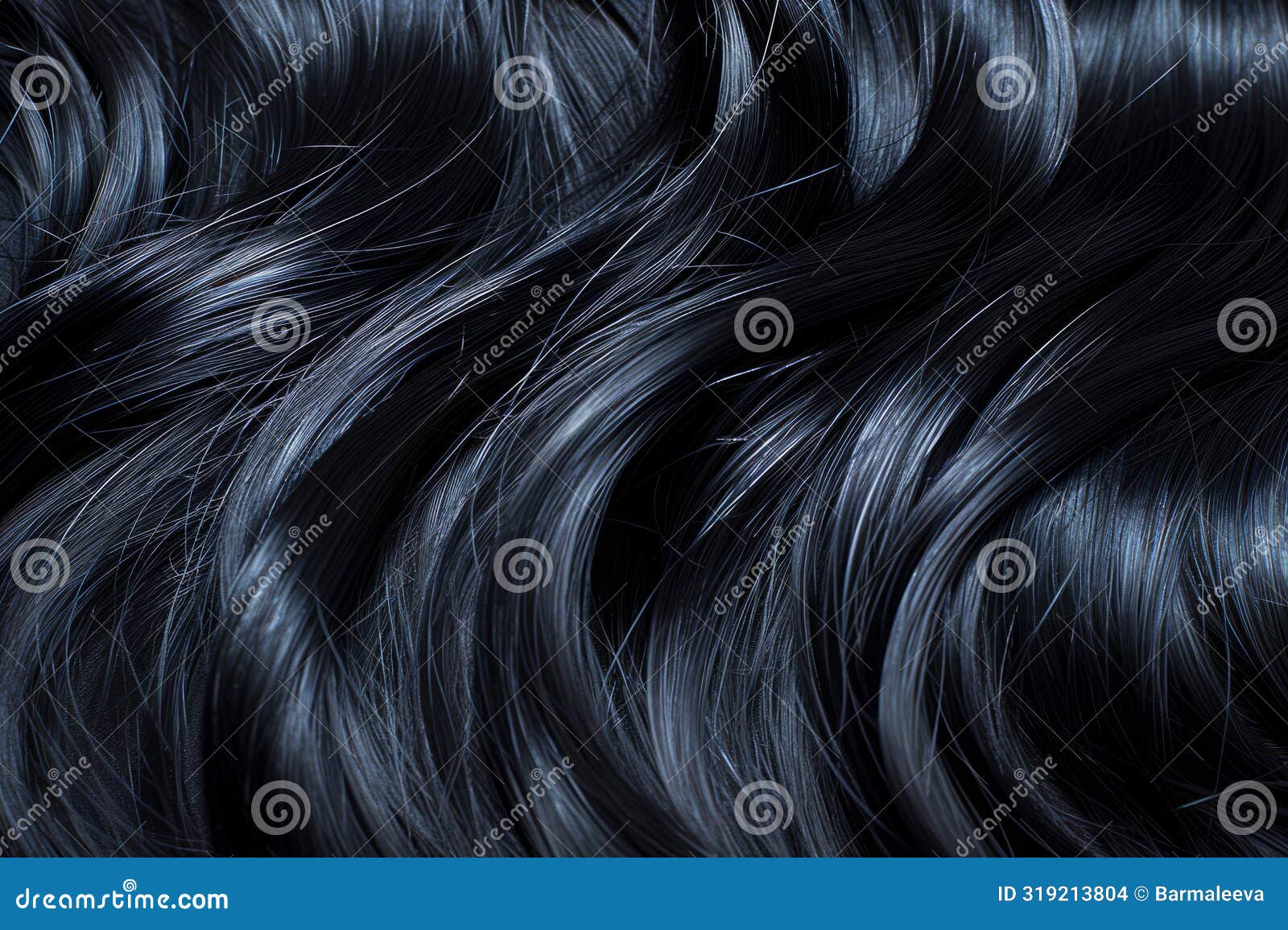 Black Shiny Hair Texture Background Stock Photo - Image of detail ...
