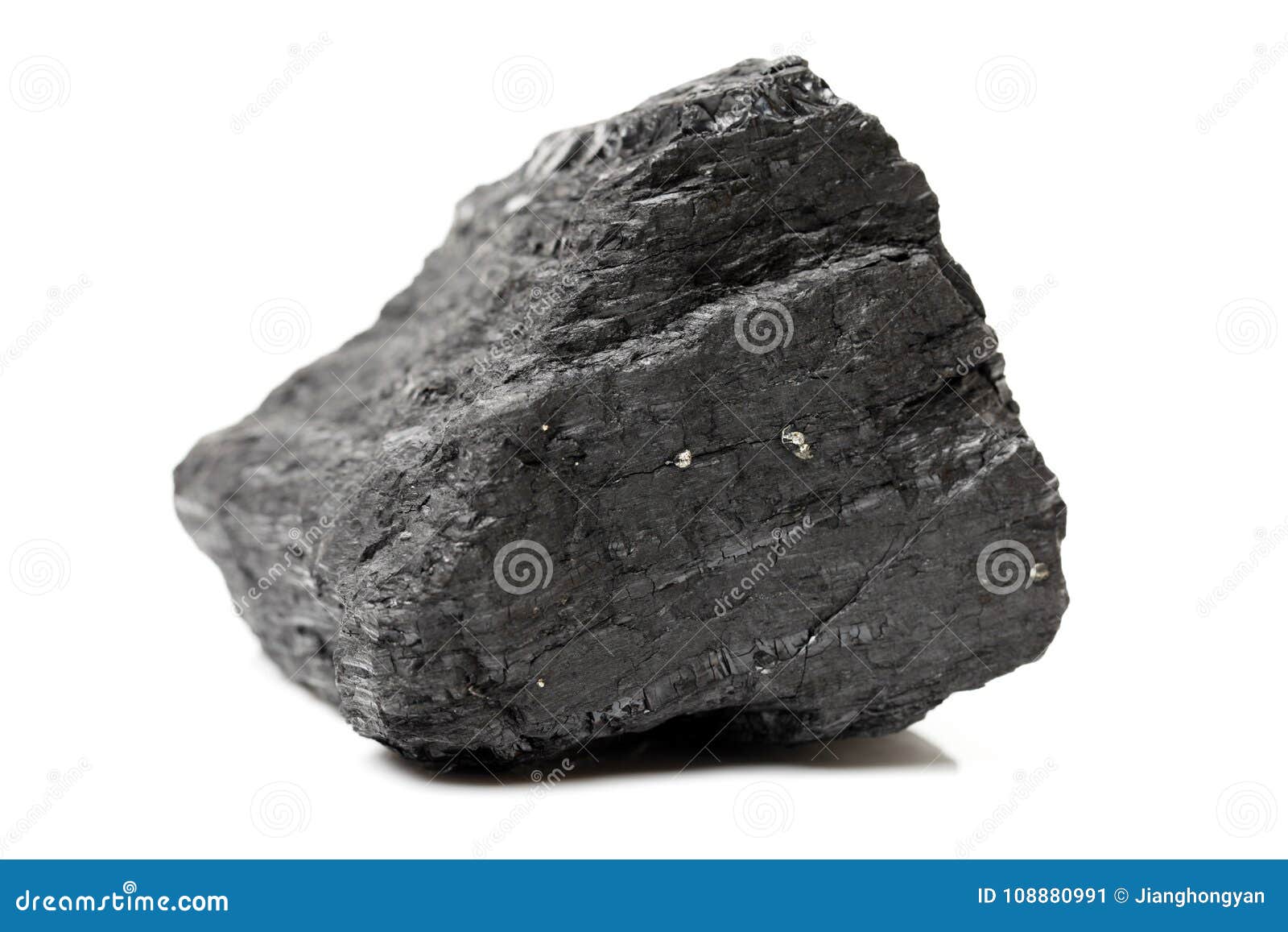 Black and Shiny Piece of Coal Stock Image - Image of carbon ...