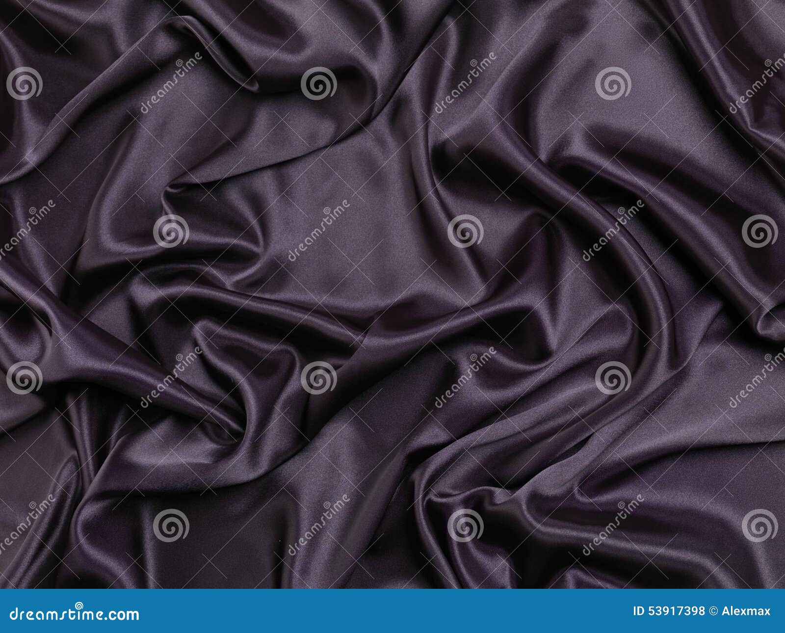 Black Shiny Silky Fabric Background Stock Photo - Image of dark, crease ...