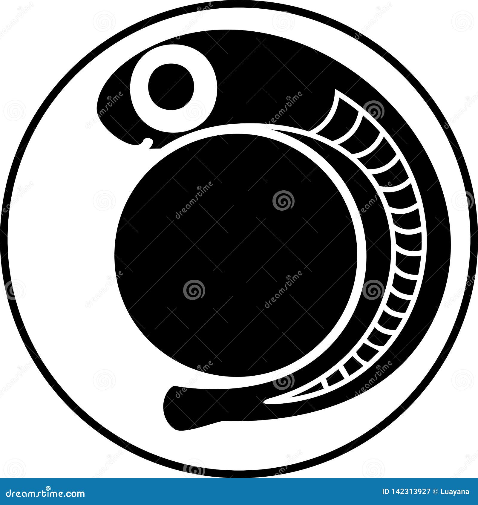 Larvae With Yolk-sac Of Crucian Carp Carassius Freshwater Fish Glued ...