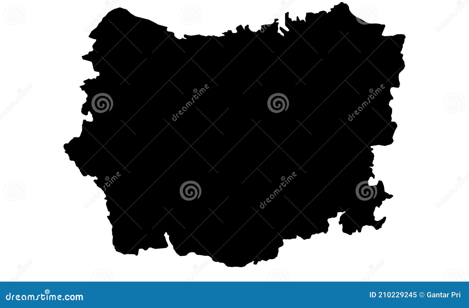 Background Semarang Map, Indonesia, Green City Poster. Vector Map With ...