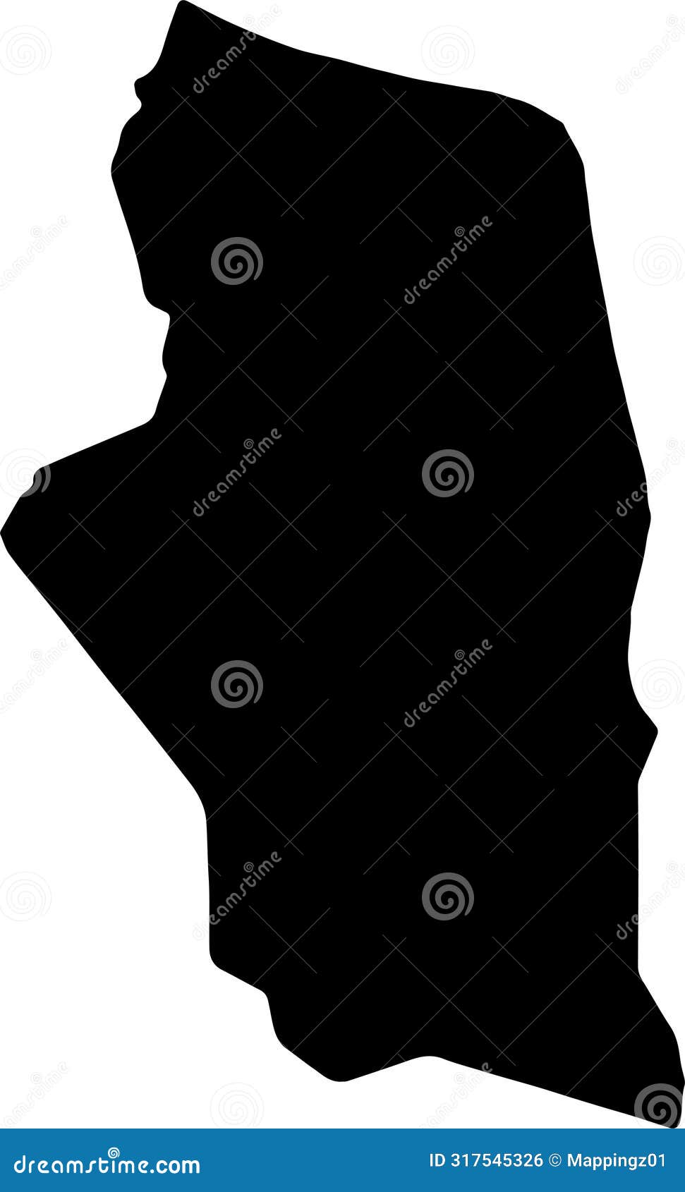 Ghat Libya Silhouette Map with Transparent Background Stock Vector ...