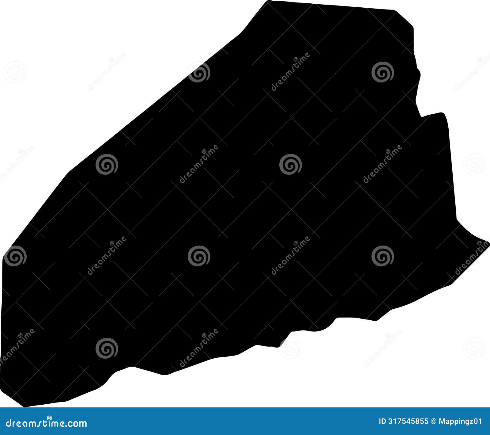 Hoima Uganda Silhouette Map with Transparent Background Stock Vector ...