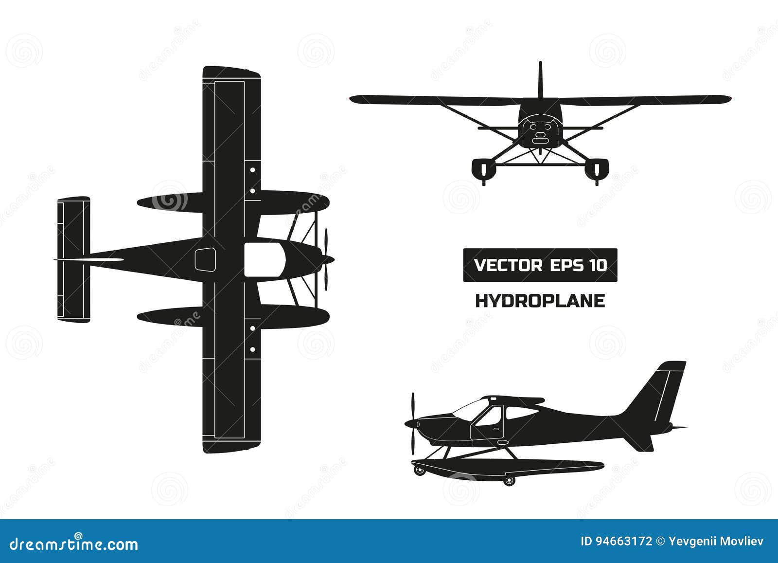 Hydroplane On The Water. Flat 3d Isometric Illustration For ...