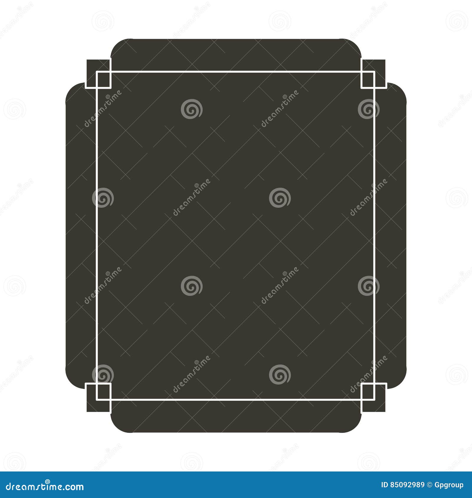 Black Frame Rectangle Victorian Stock Illustrations – 1,449 Black Frame ...