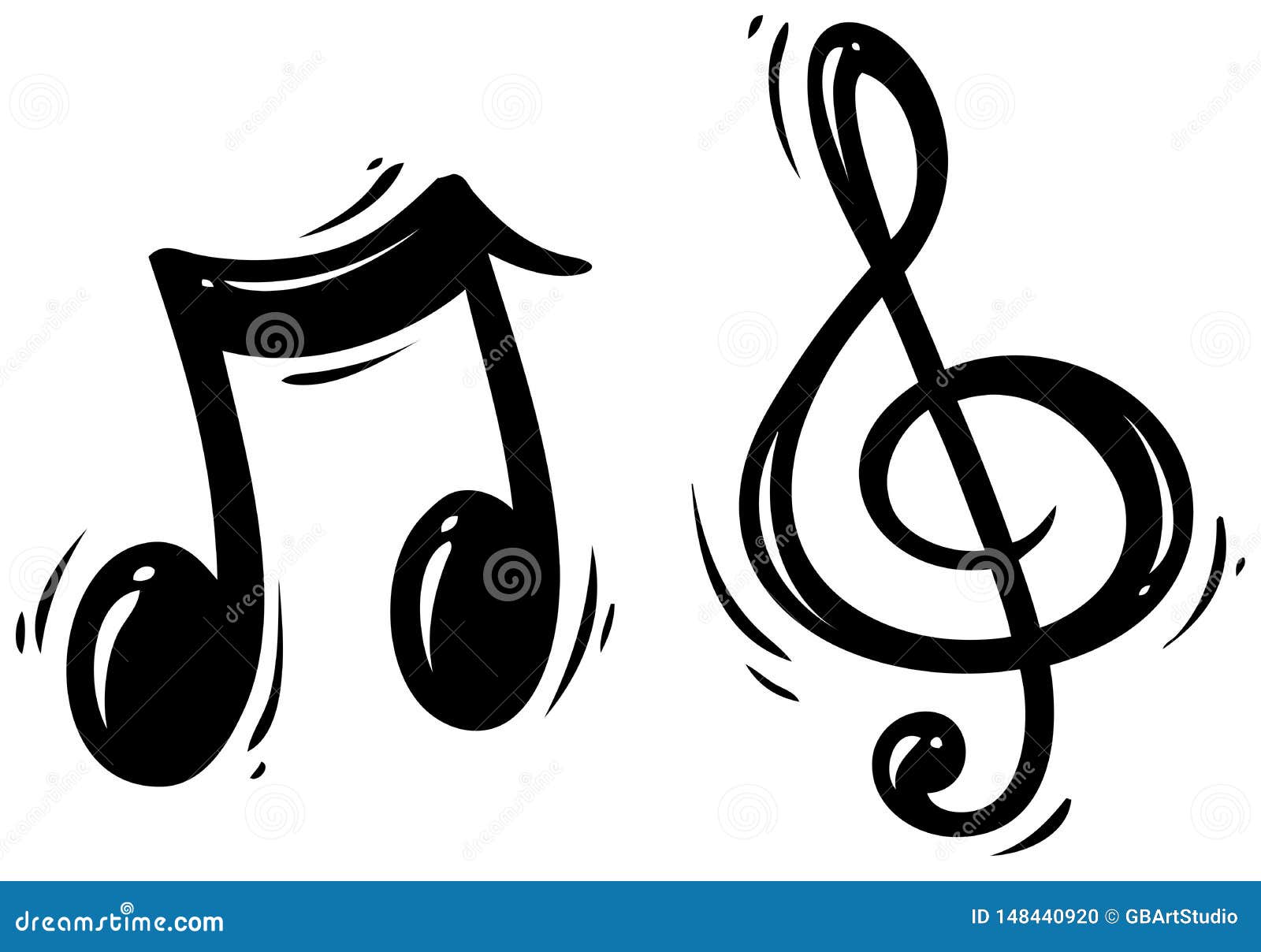 Treble Note Stock Illustrations – 26,590 Treble Note Stock ...