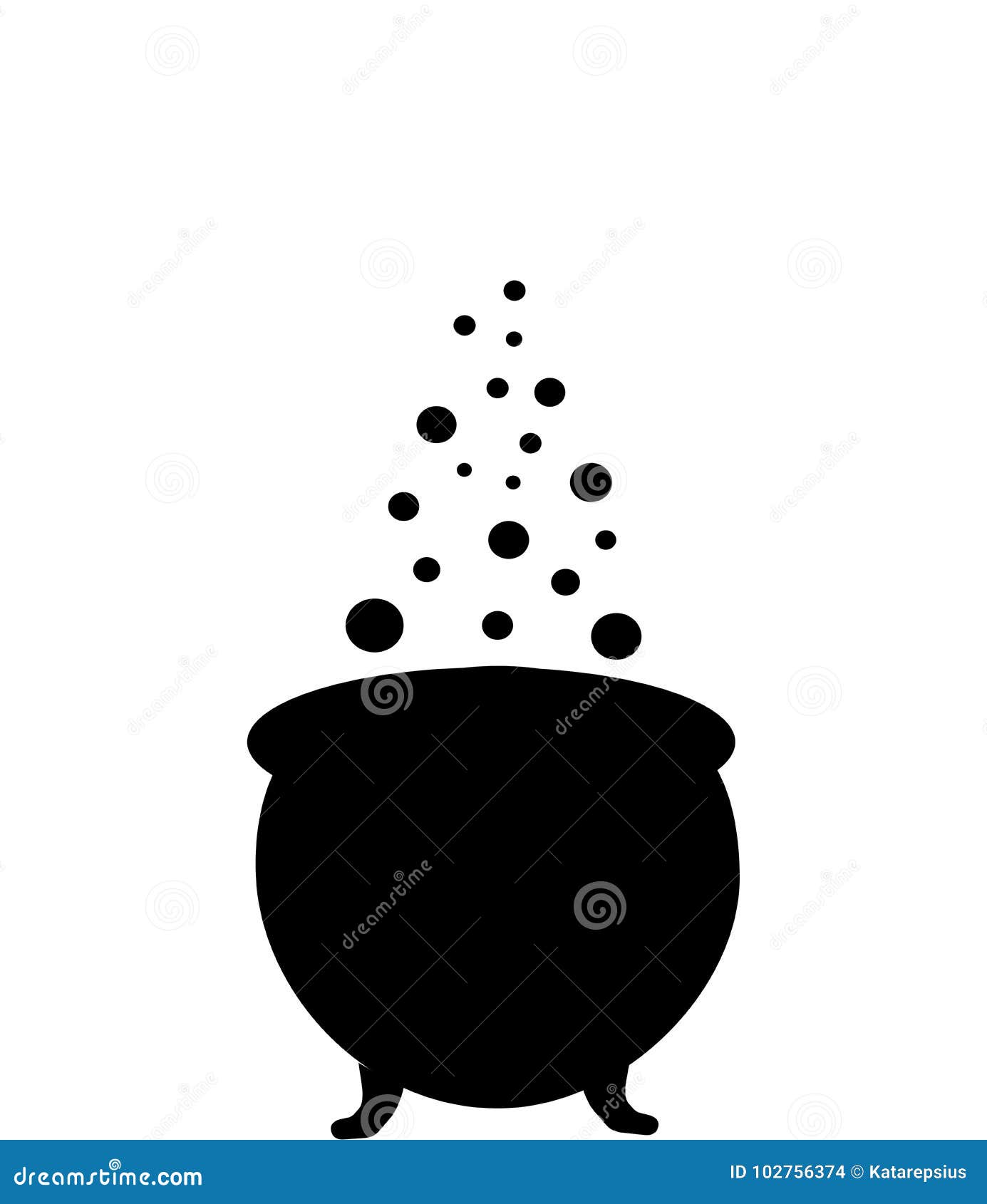 Witch Cauldron Silhouette