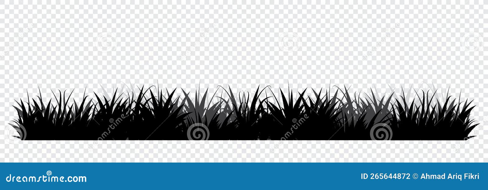 Black Silhouettes of Grass. Floral Background. Wild Grass. Grass ...