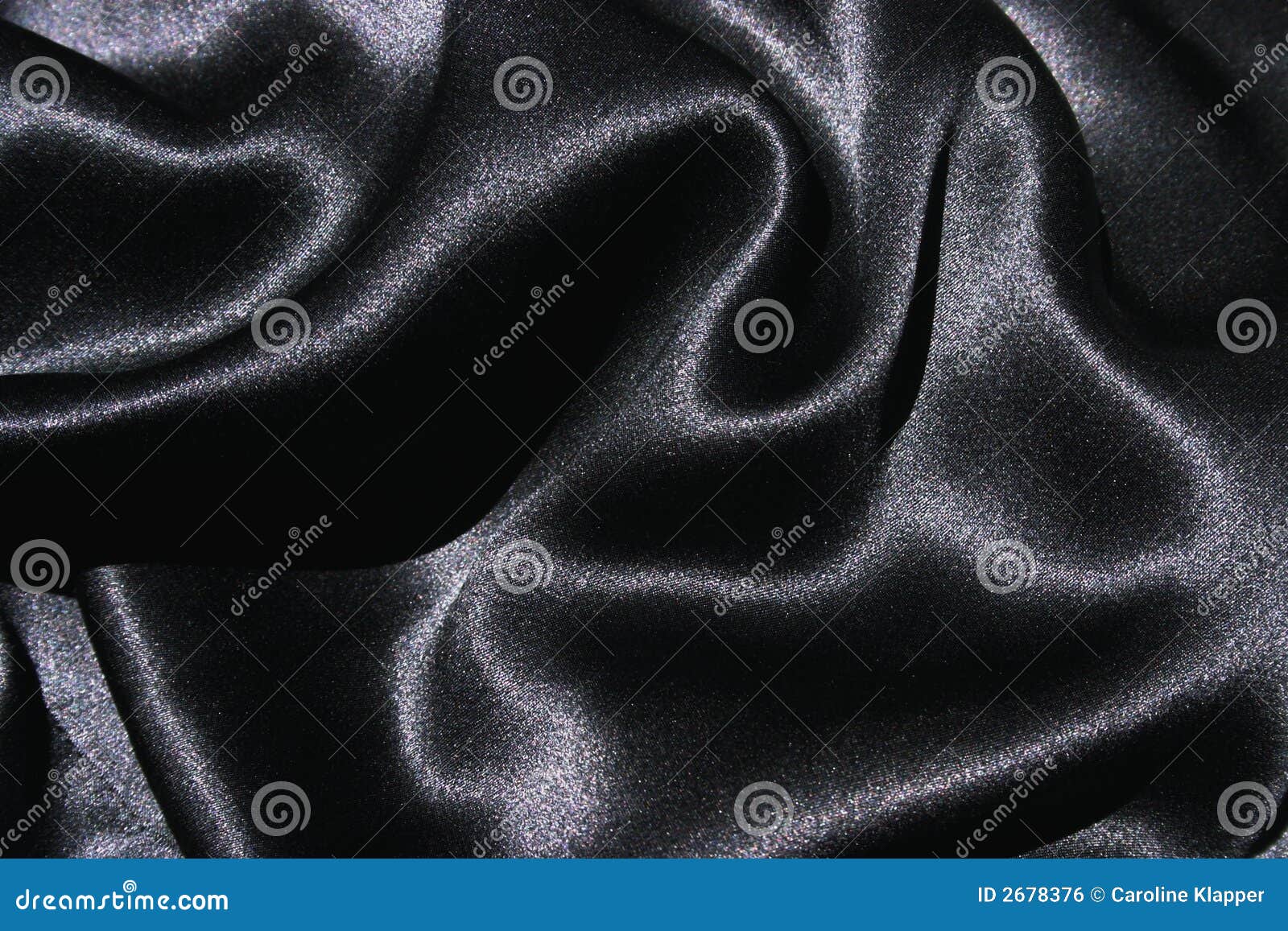 Black Silk Fabric Texture