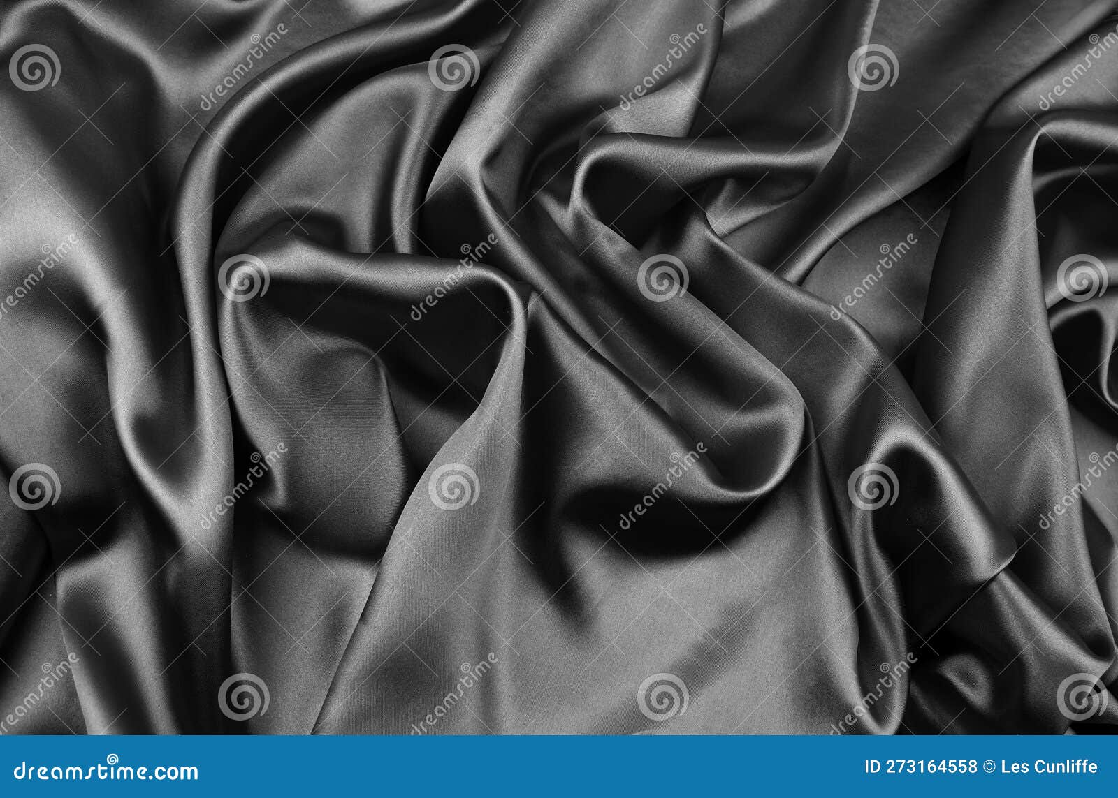 Black silk fabric stock photo. Image of closeup, silky - 273164558