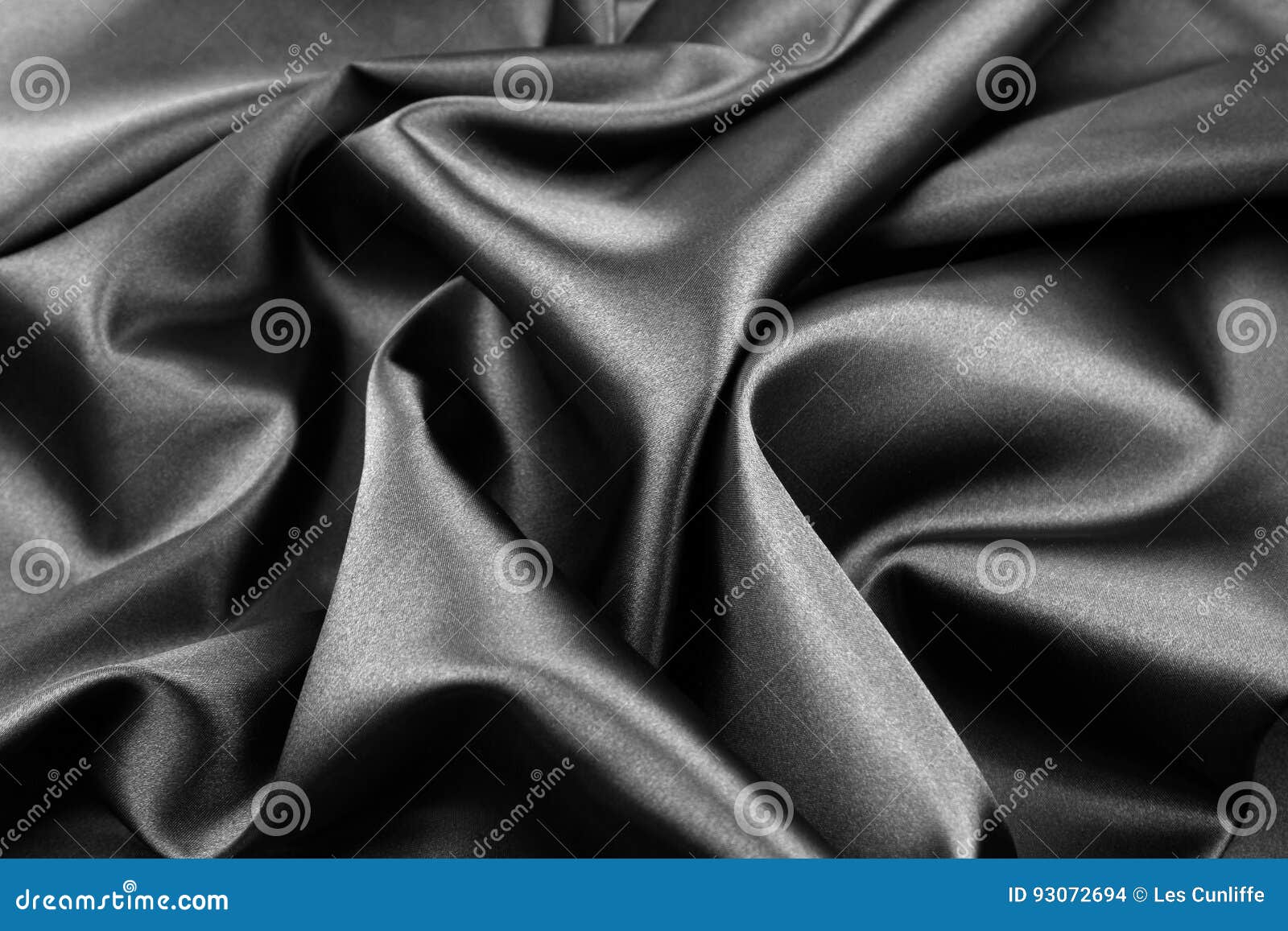 Black silk fabric stock photo. Image of fashion, abstract - 93072694