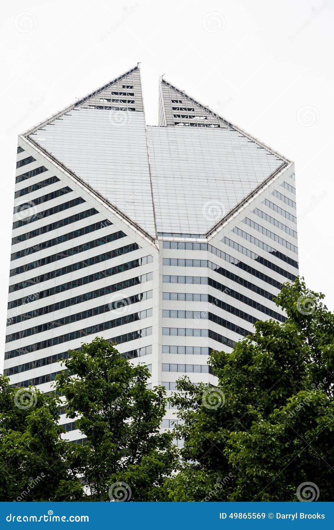 Black and Silver Angled Building Stock Image - Image of exterior ...