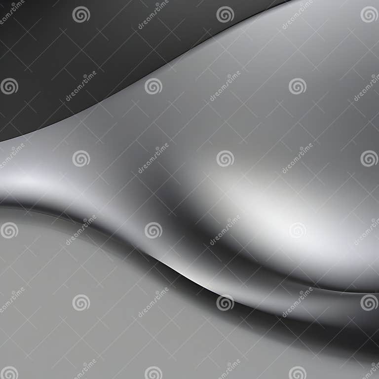 Black and Silver Gradient with Smooth Color Transitions. AI-Generated ...