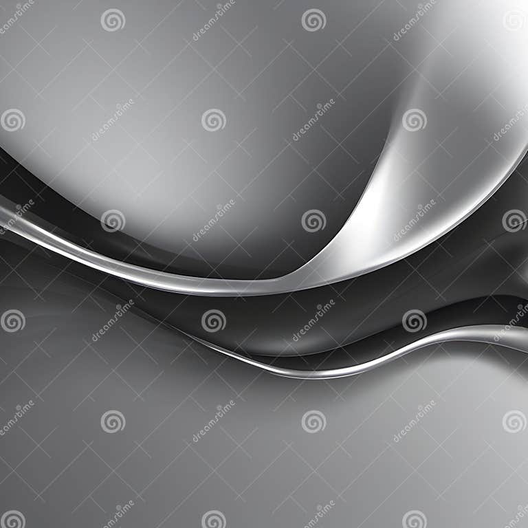 Black and Silver Gradient with Smooth Color Transitions. AI-Generated ...