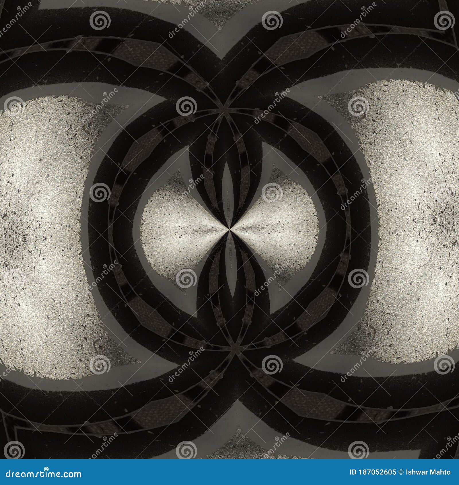 Black and Silver (pattern). Stock Illustration - Illustration of ...