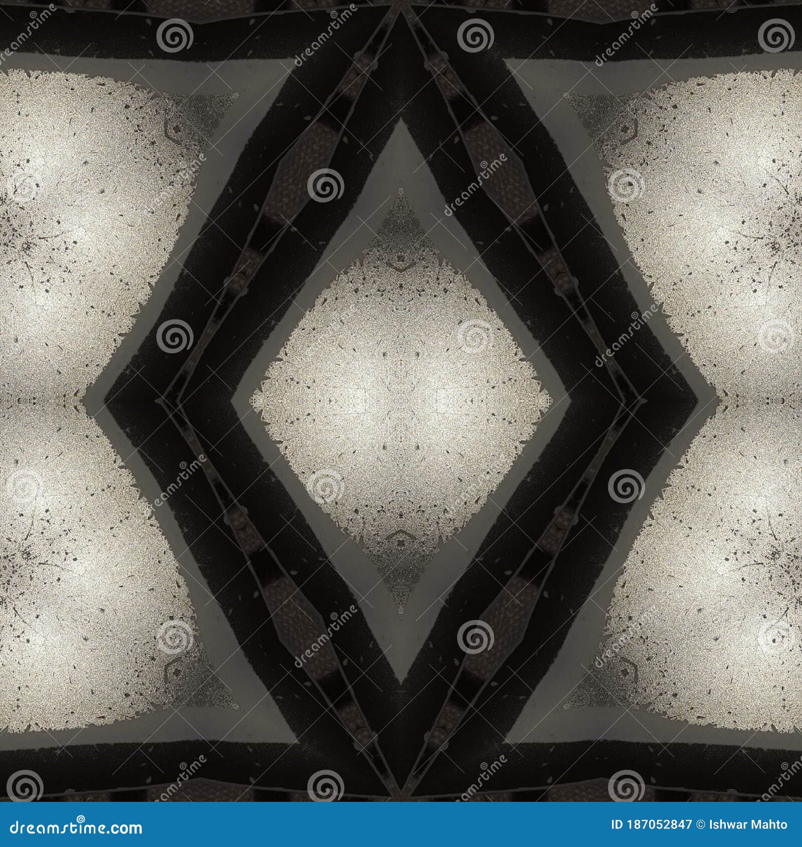 Black and Silver (pattern). Stock Illustration - Illustration of circle ...