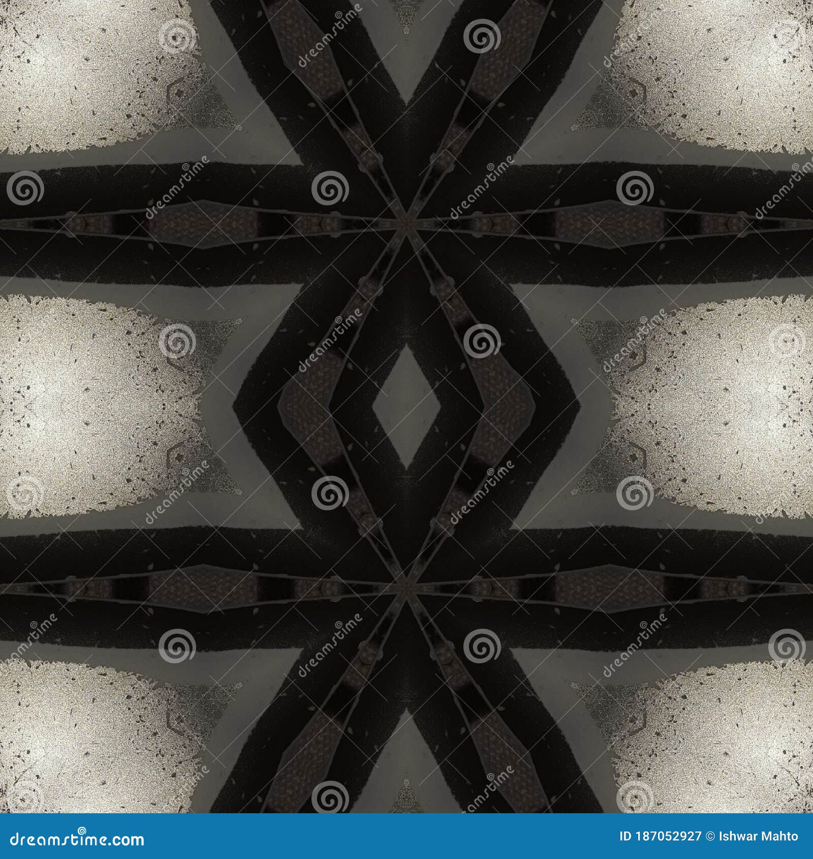 Black and Silver (pattern). Stock Illustration - Illustration of wing ...
