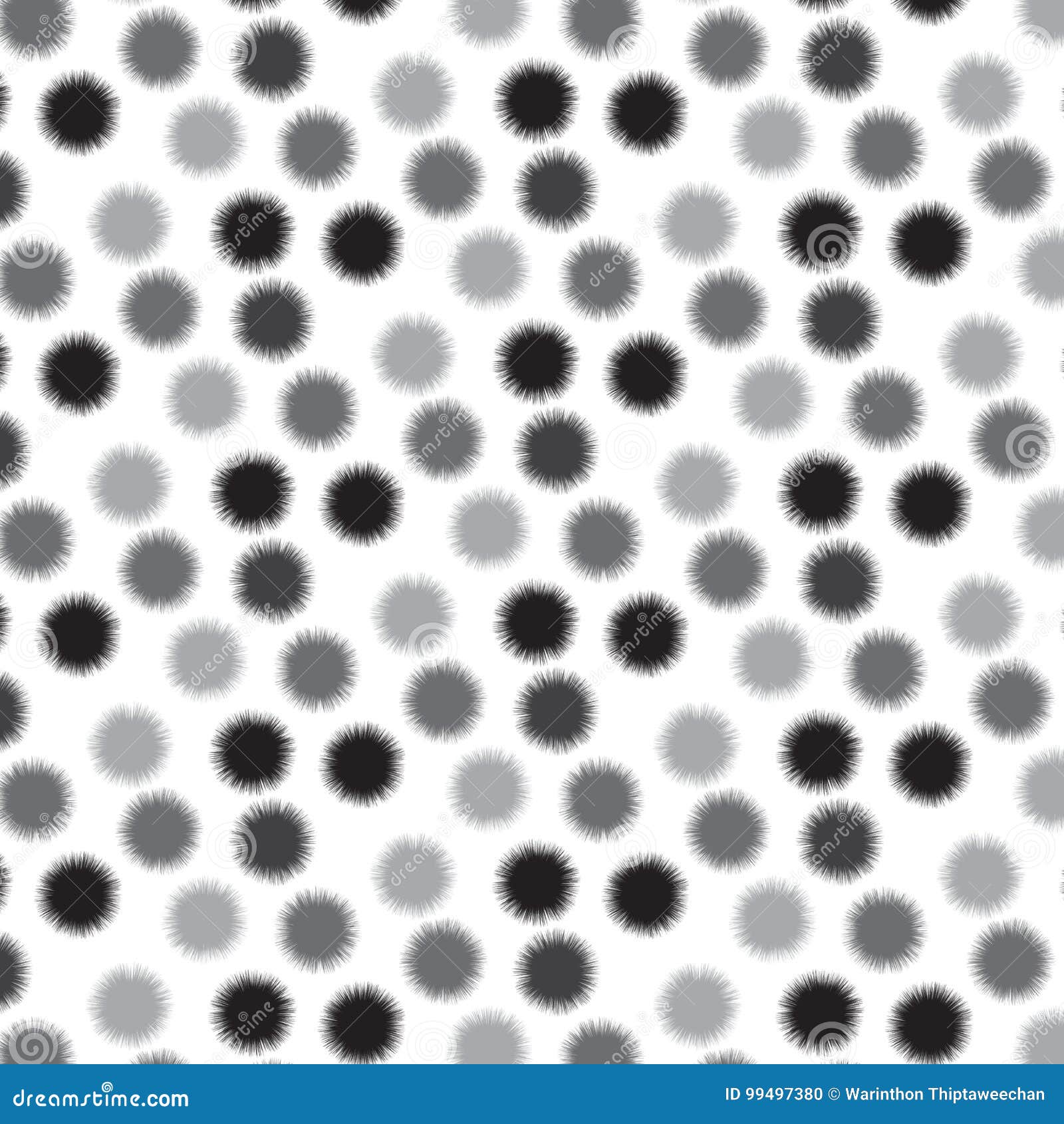 Black and Silver Shade Roughen Circle Pattern Background Stock Vector ...